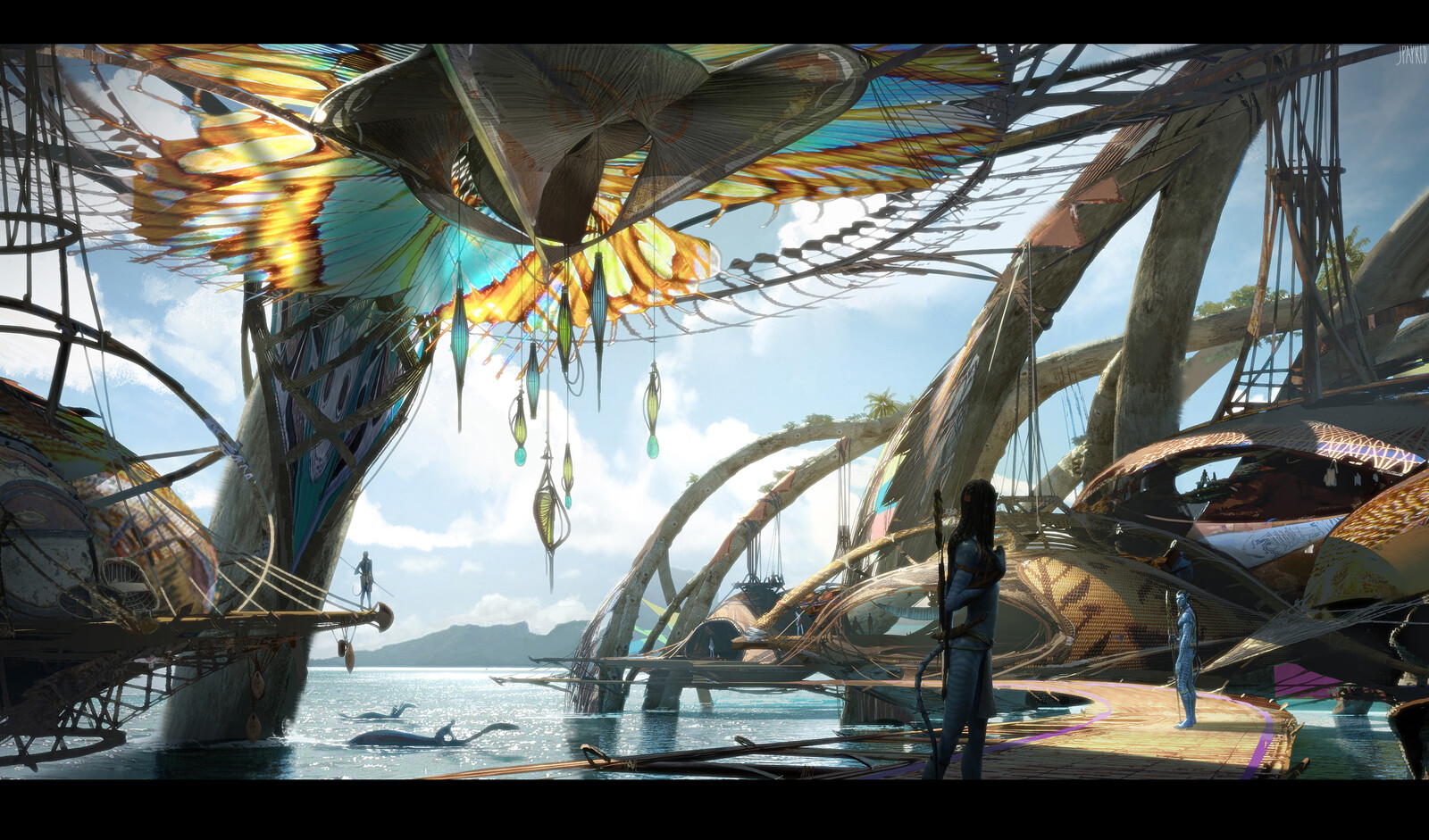 John Park - Avatar: Way of Water - Early Reef Village Concept