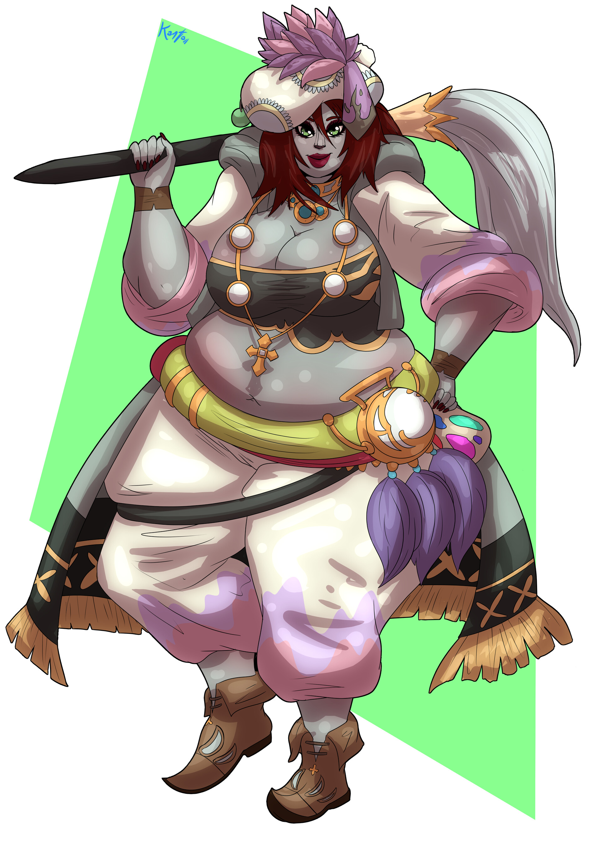 ArtStation - COMM: Chubby Painter