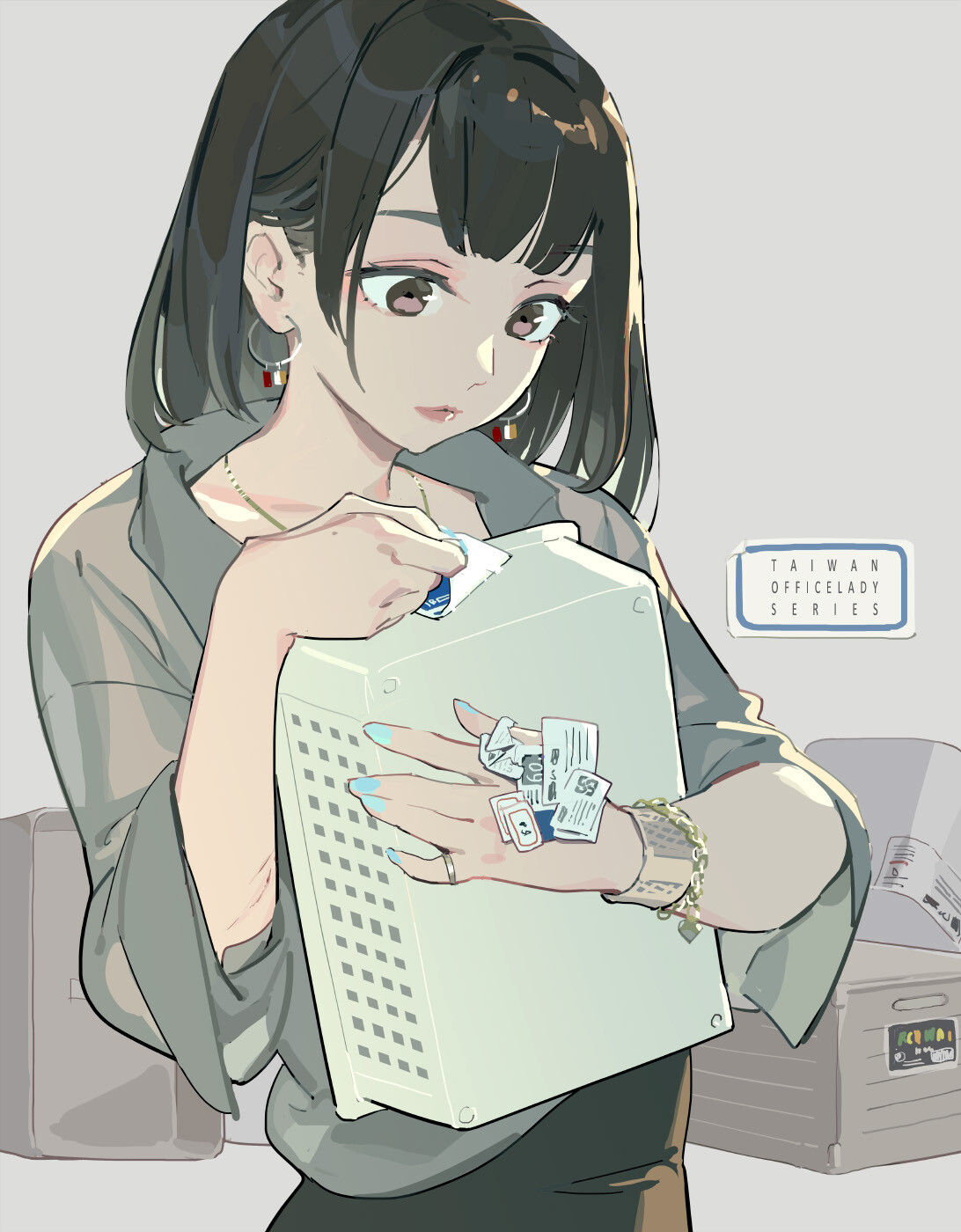 ArtStation - tear off label