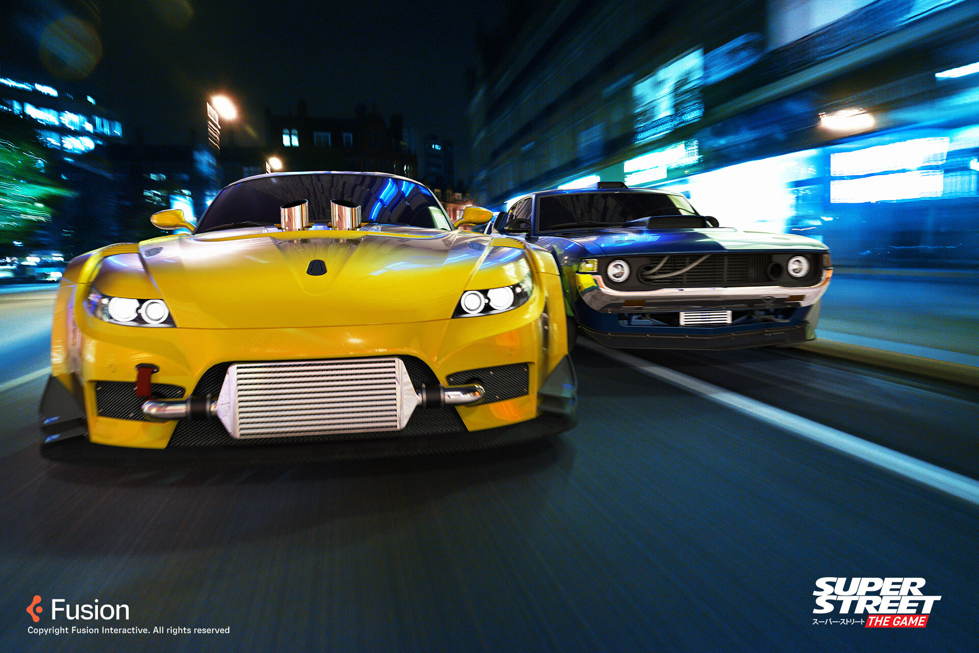 ArtStation - Marketing Shots - "Super Street: The Game"