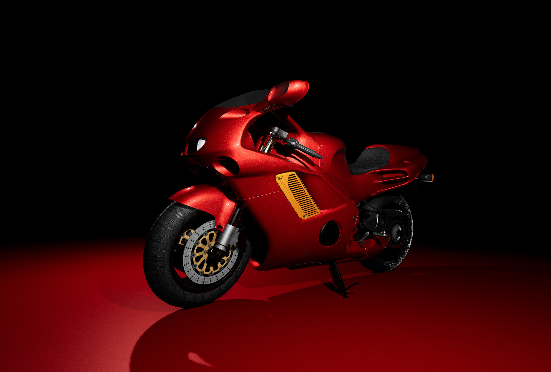 ArtStation - David Putra - 2000 CC Bike