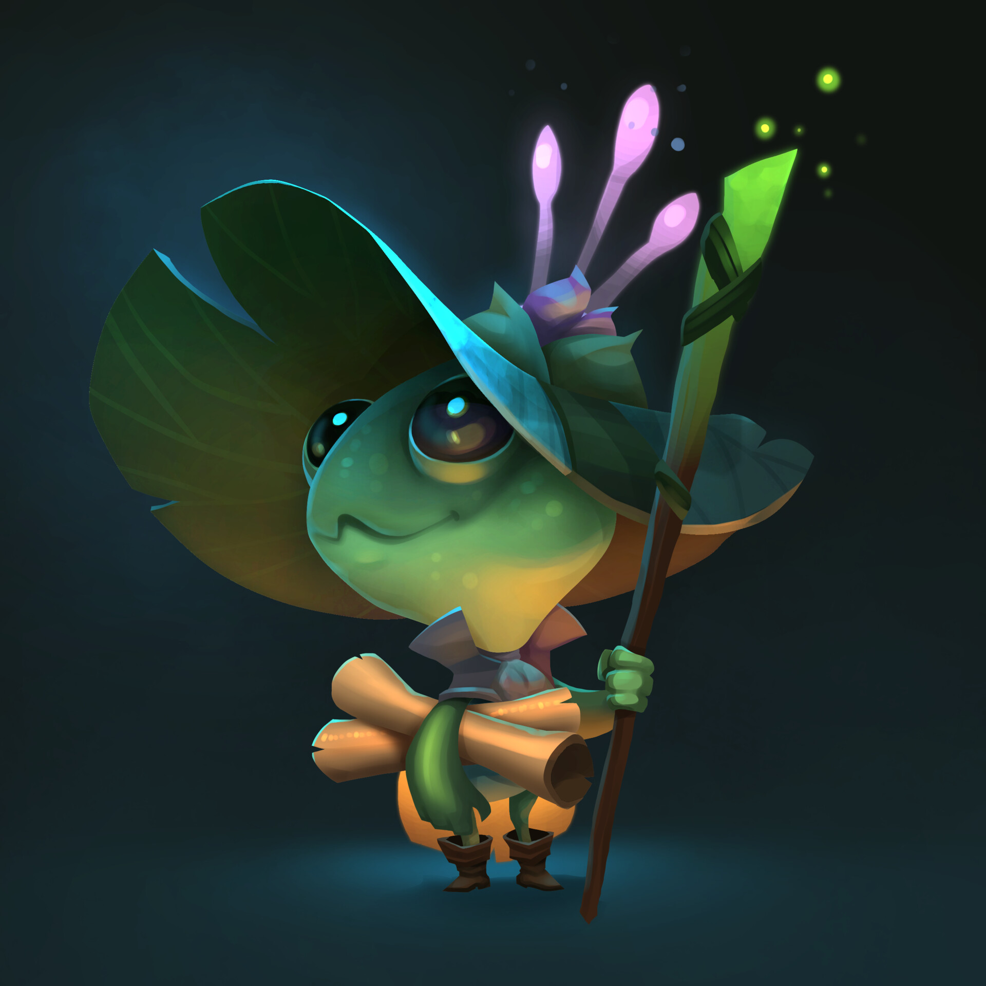 ArtStation - Frog Wizard