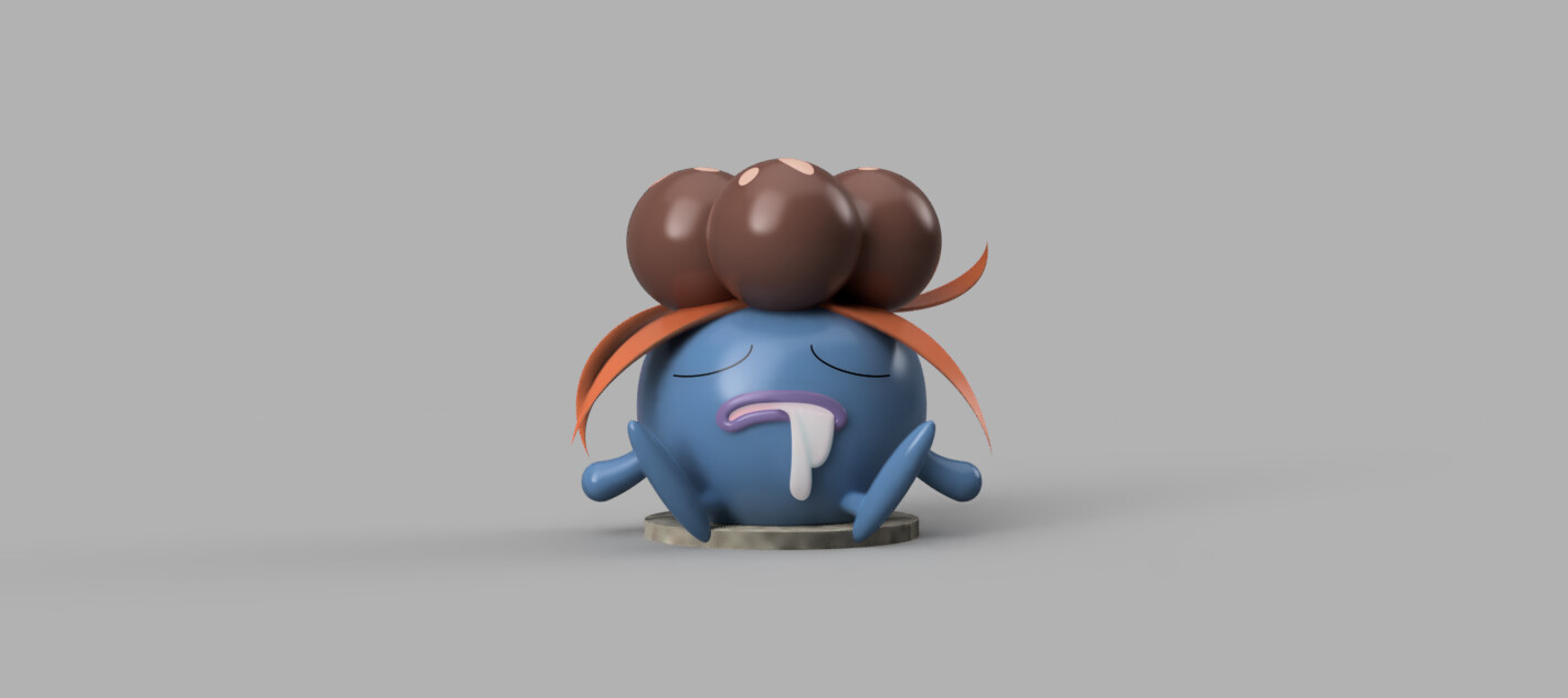 R con R 3D - Pokemon 0044 Gloom