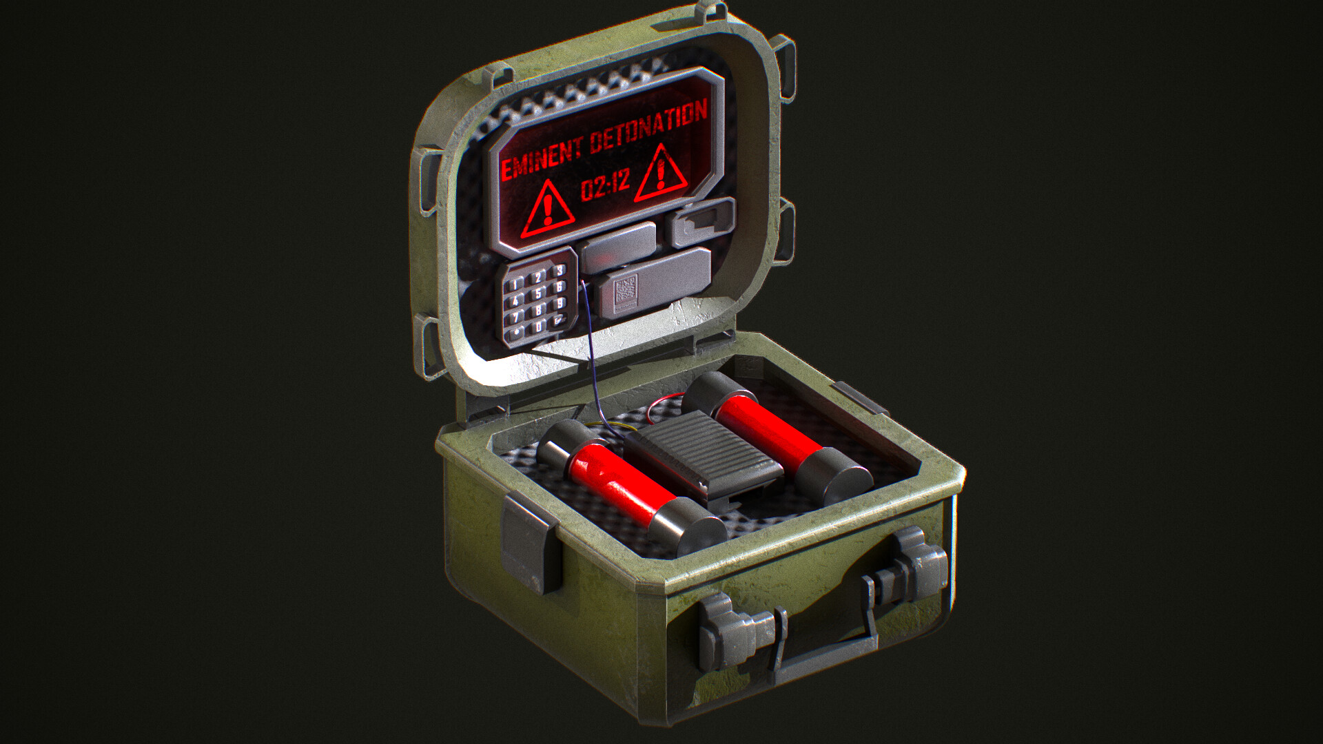 ArtStation - Time Bomb Briefcase