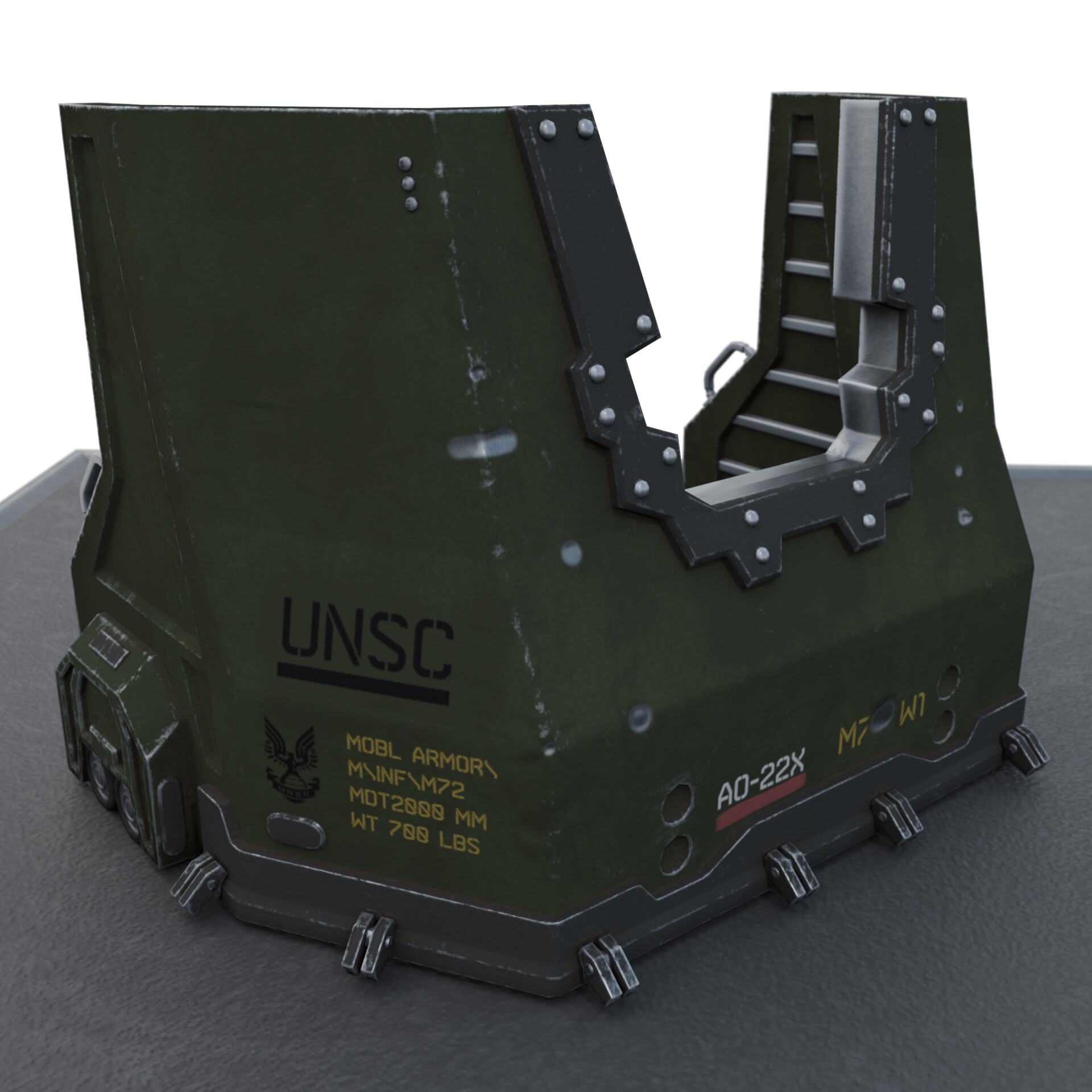 ArtStation - Ringworld Alpha - UNSC Barricade