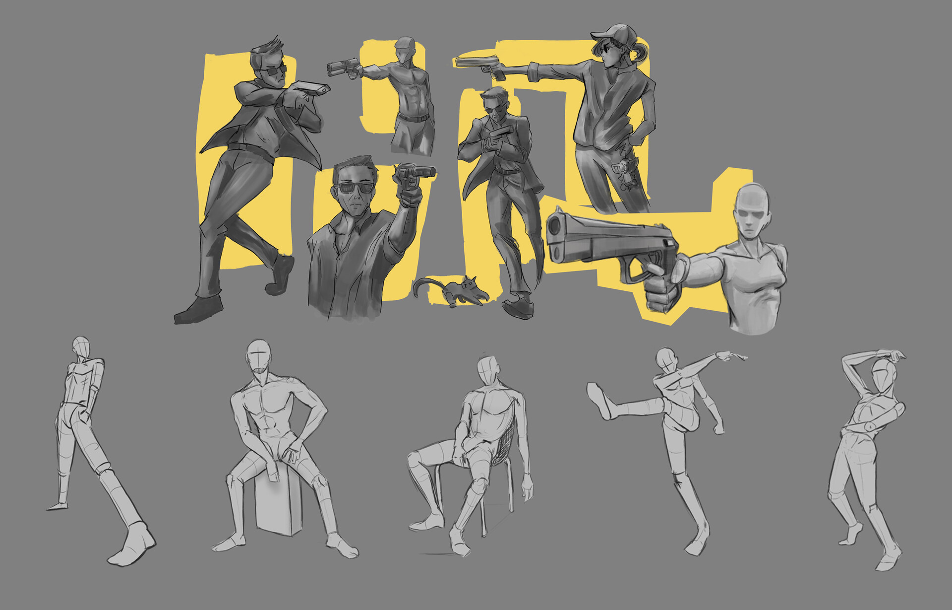 ArtStation - Gesture drawing