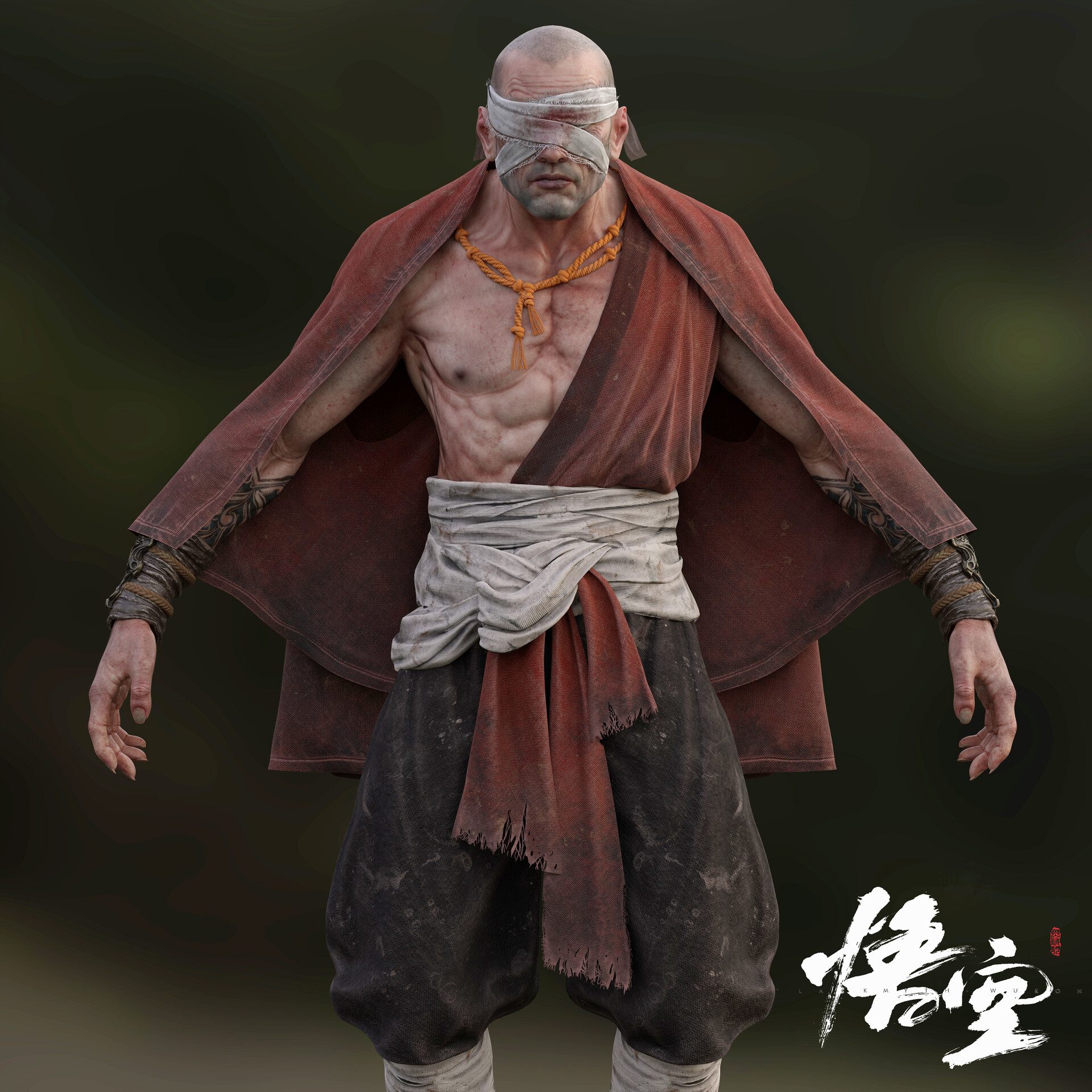 huan gugu - 黑神话悟空_ 监院僧（盲僧）