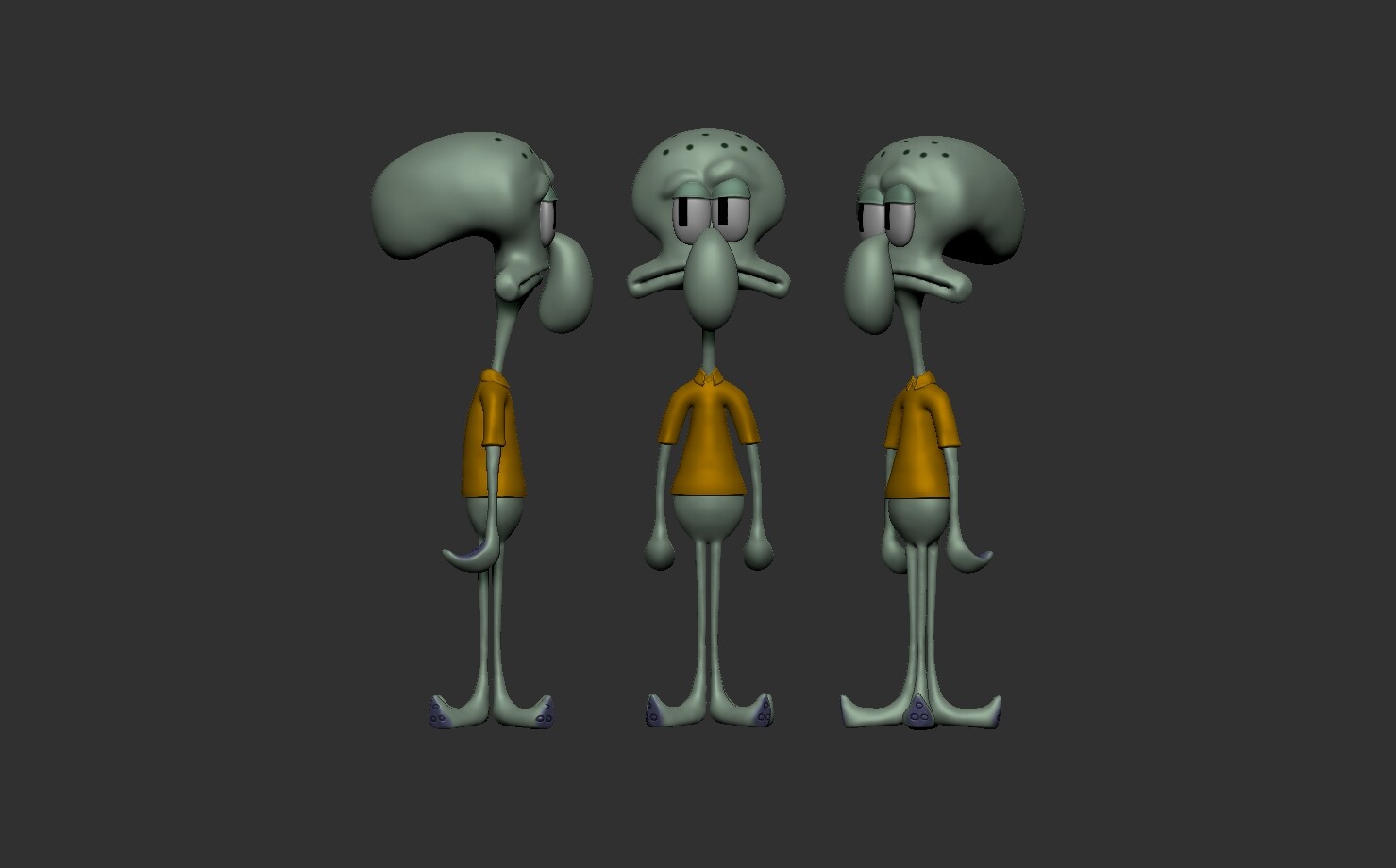 ArtStation - Squidward 3D model