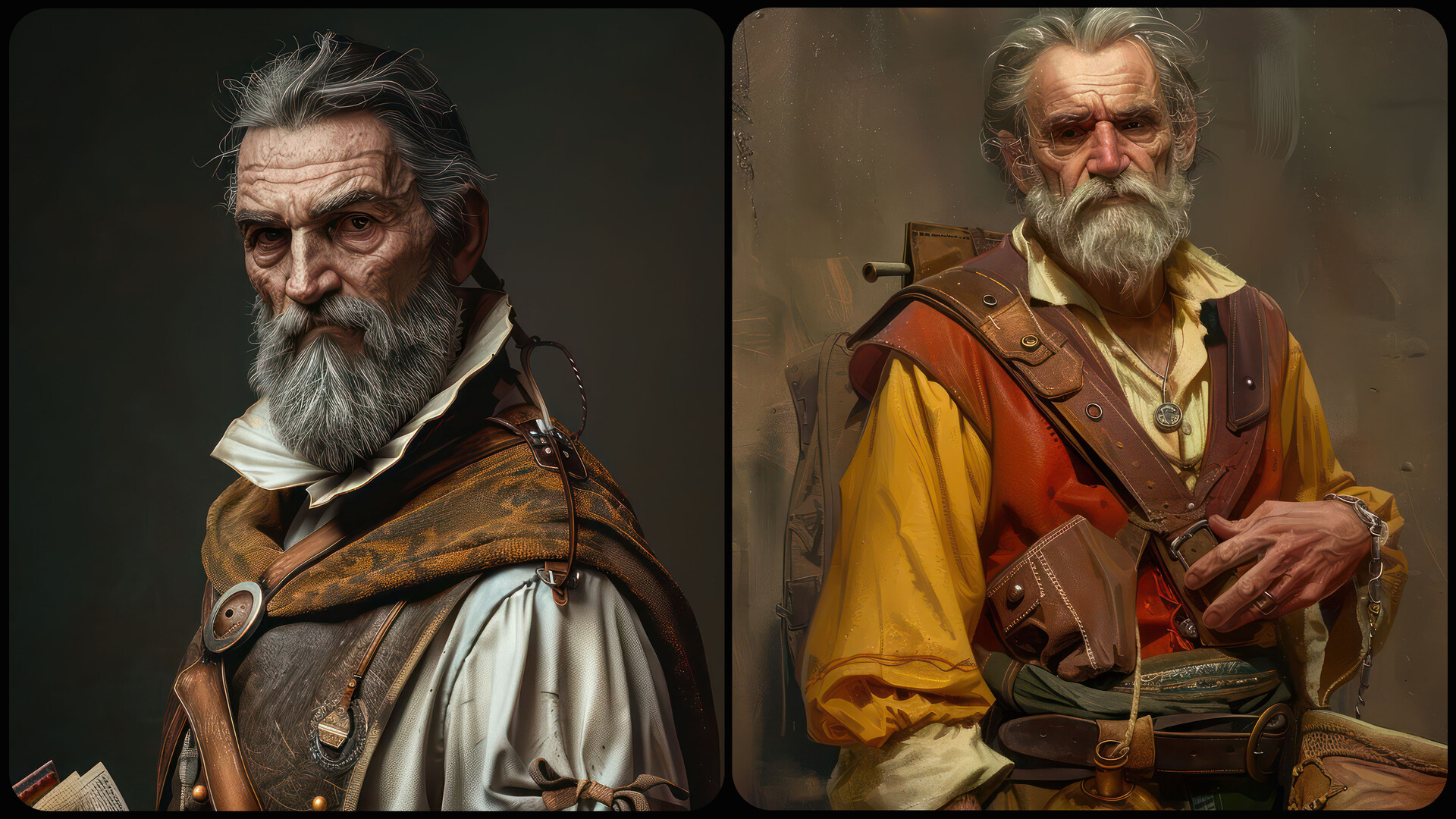 Ferial Studio - 🔹200 Merchant Character Reference Image Pack v.39 |4K|