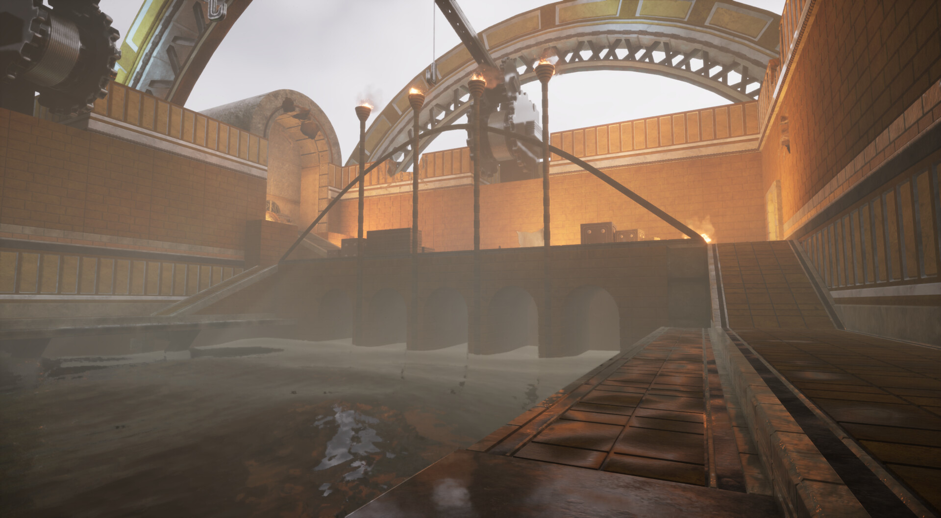 ArtStation - Port of Adia - Turok 2: Seeds of Evil Level Fan Remake WIP - 1