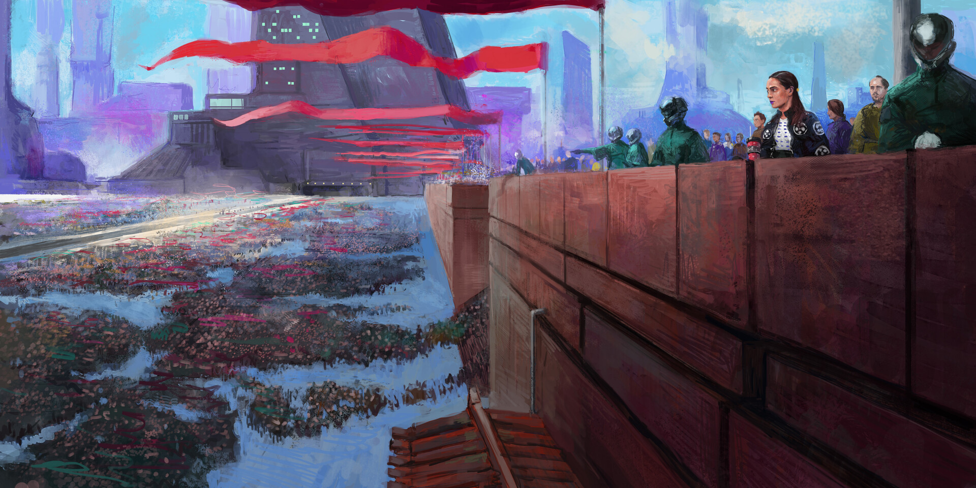 ArtStation - Project work 18 - Crowd