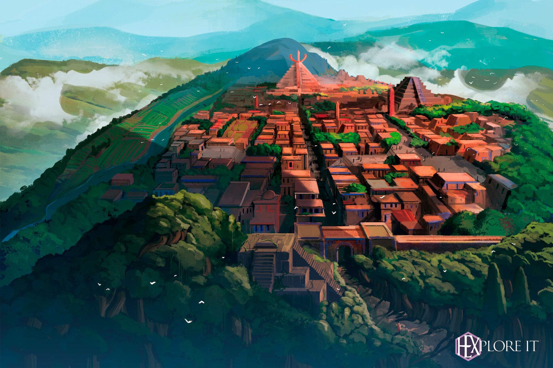 Daniel Cunha - Hexplore it Illustrations