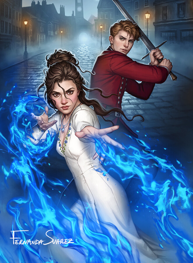 ArtStation - Steel & Spellfire - Cover Art