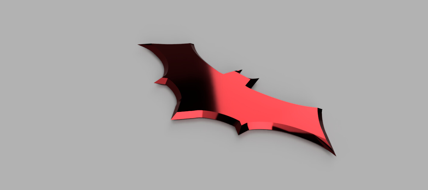 R con R 3D - DC Comics Red Hood (Jason Todd) Batarang