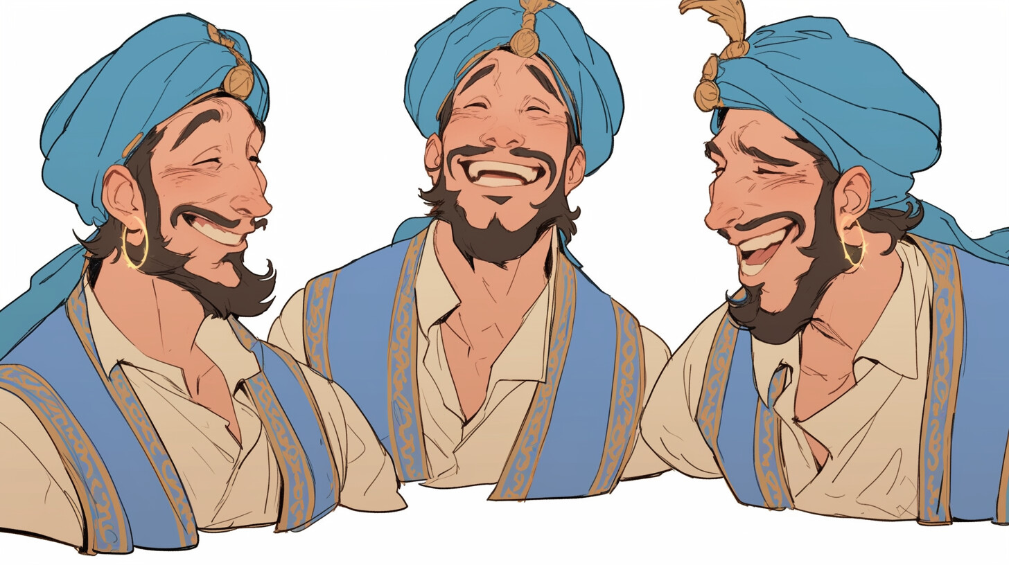 Concept Art - +300 Merchant Sketch Reference(4k)