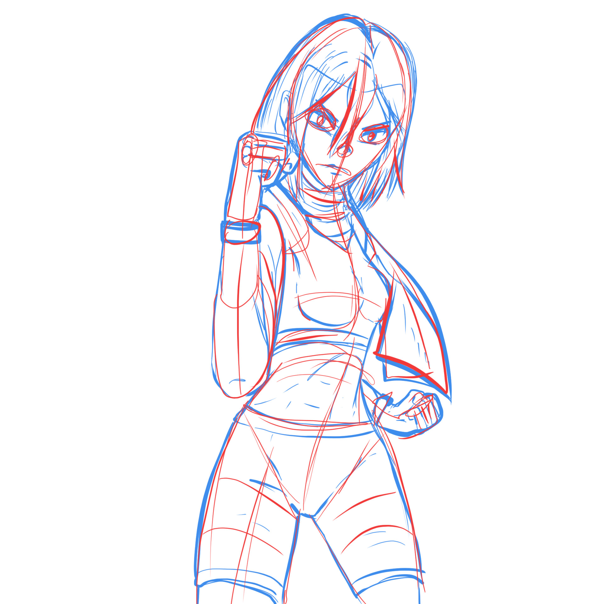 mikasa drawing reference