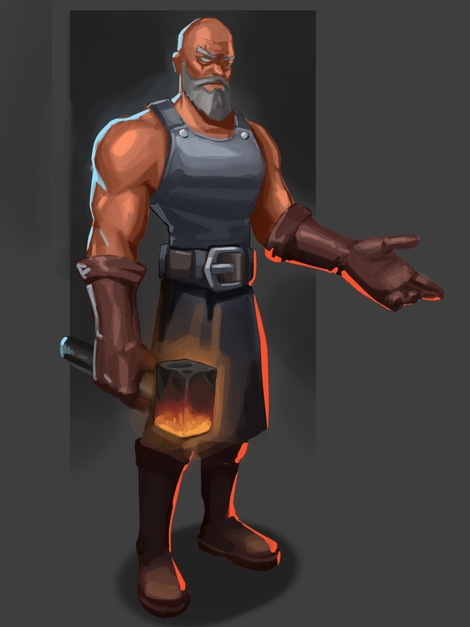 ArtStation - Vendor Character Illustration