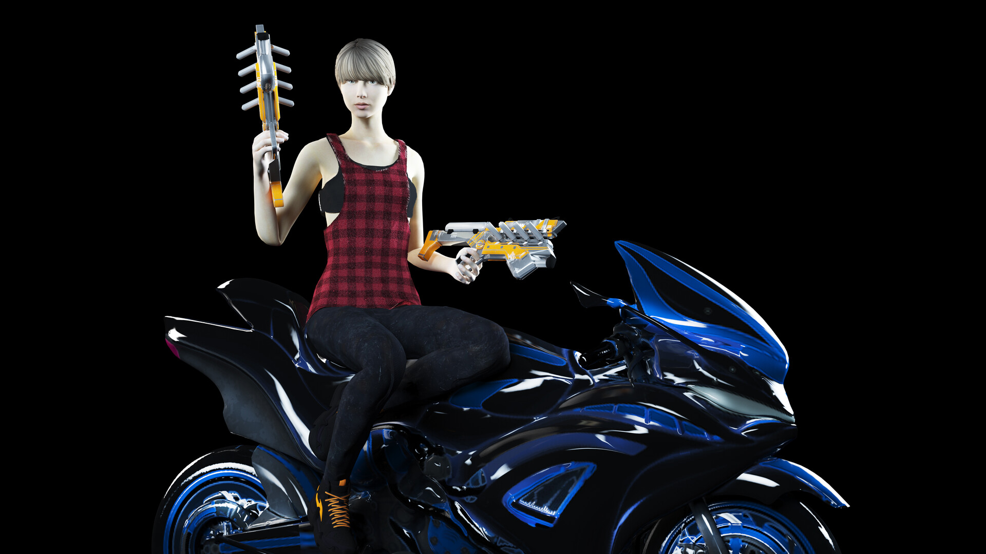 ArtStation - bike midel