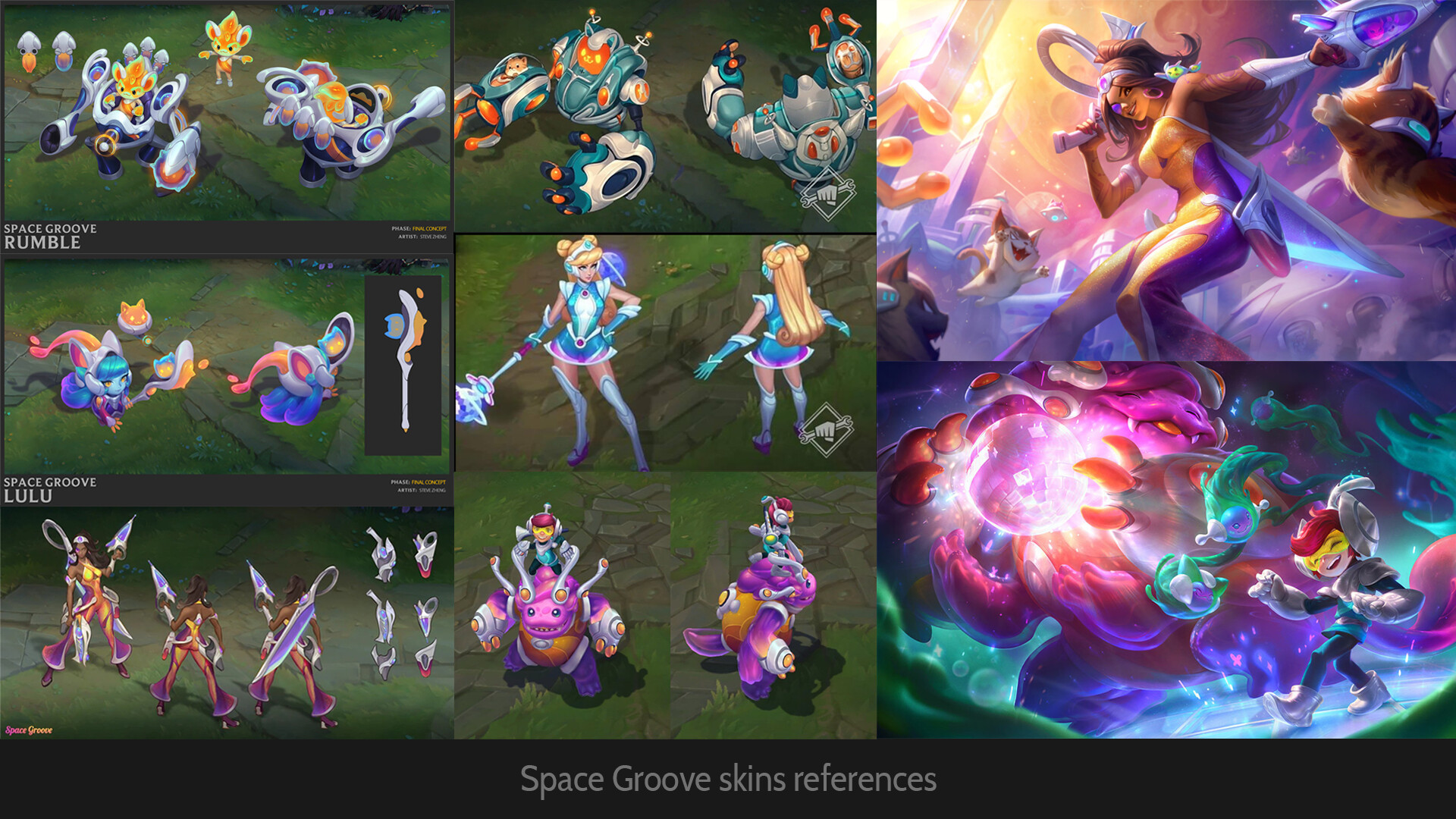 Marine Bonnaillie (Kreemesque) - Skin Design • Space Groove Bard ...