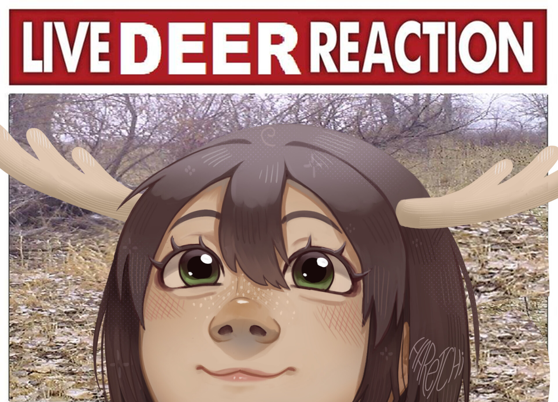 ArtStation - Live Shikanoko reaction