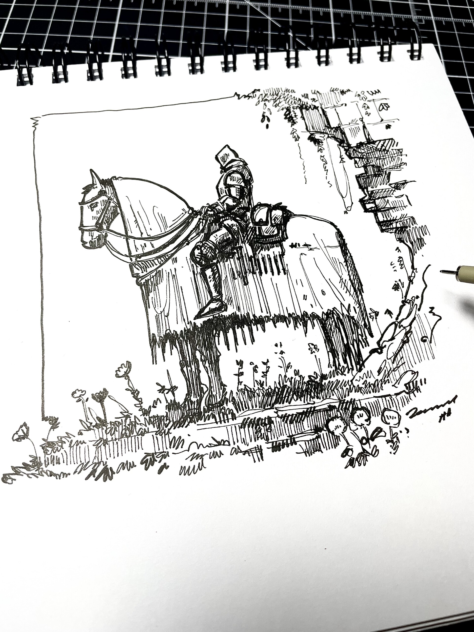 ArtStation - Sunny Knight | inktober | daily sketch & animation | ink ...
