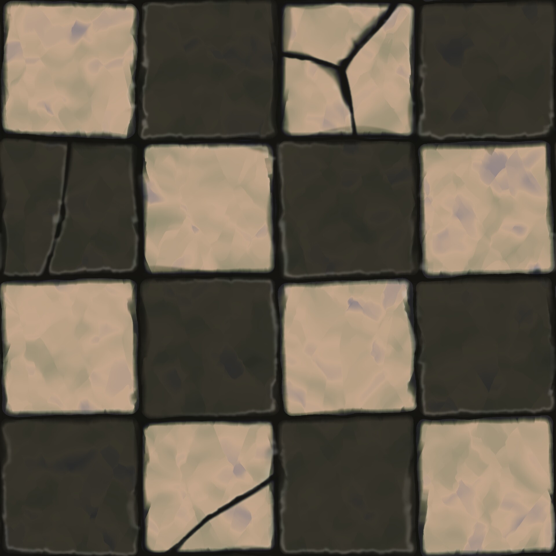 Juan H. Barreda - Stylized checkered floor texture
