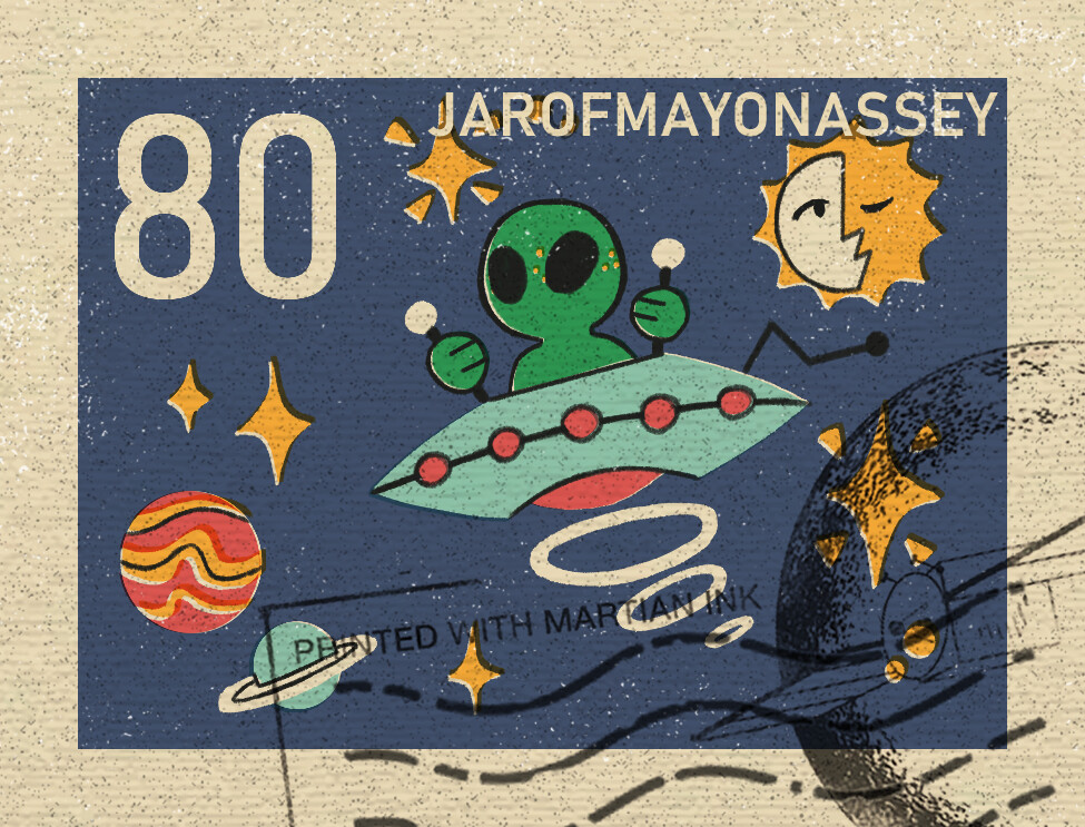 ArtStation - Stamp Sticker Design