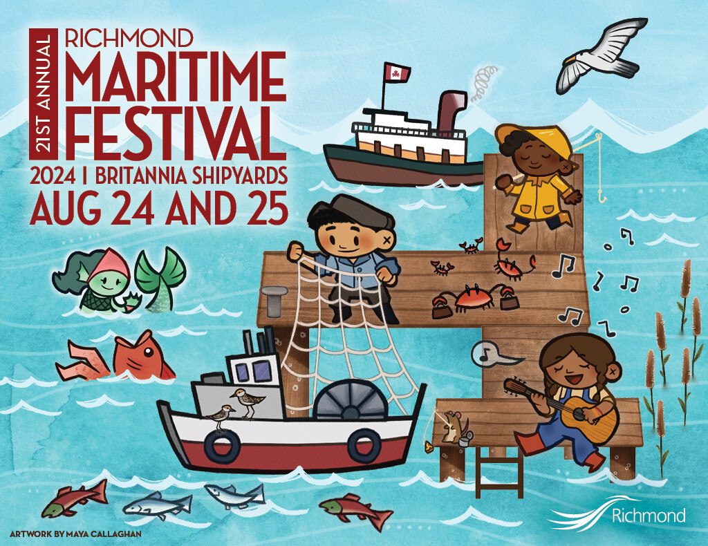 Maya Callaghan - "Storydocks" (Maritime Festival 2024 Poster Design)