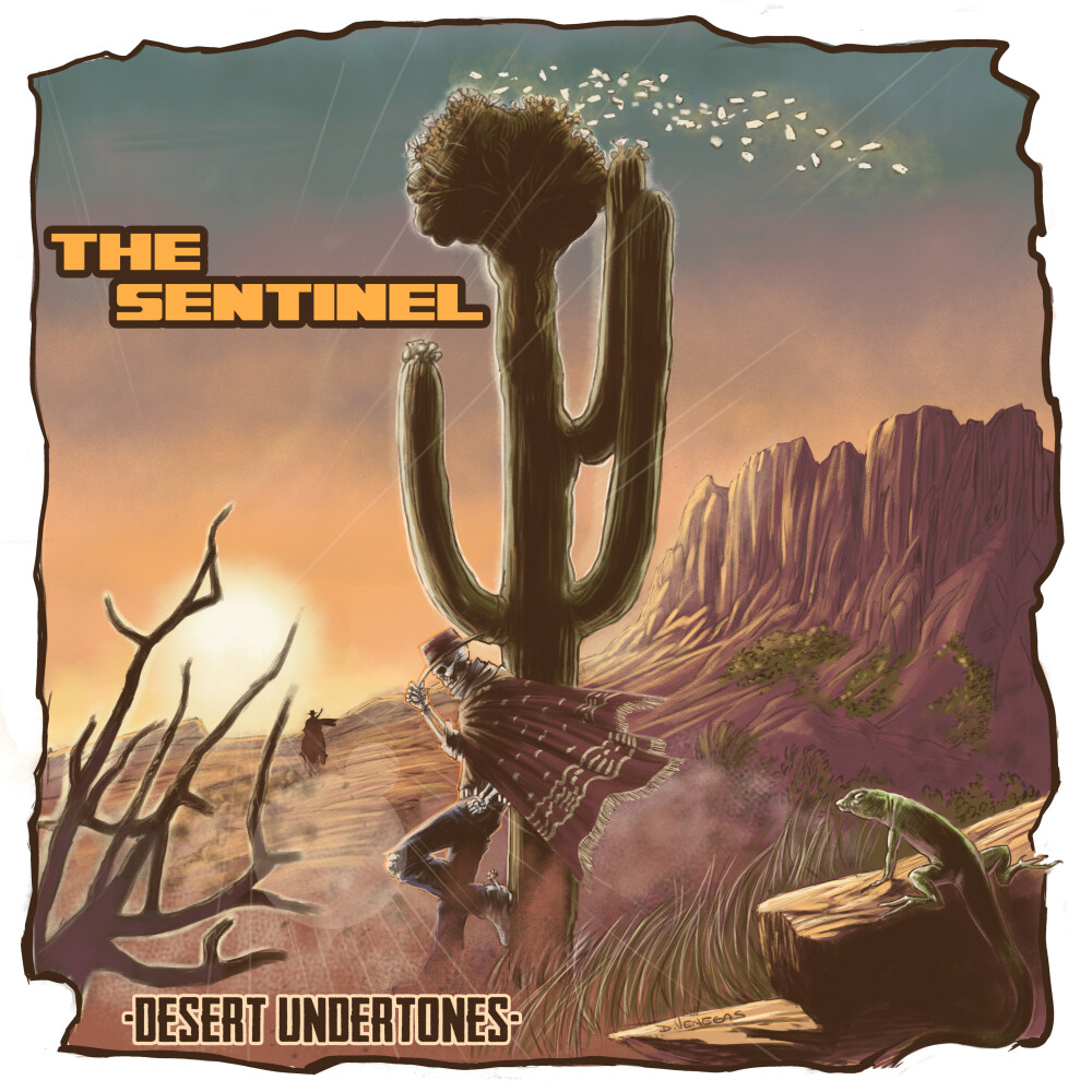 ArtStation - Desert Undertones - The Sentinel (Album Cover)