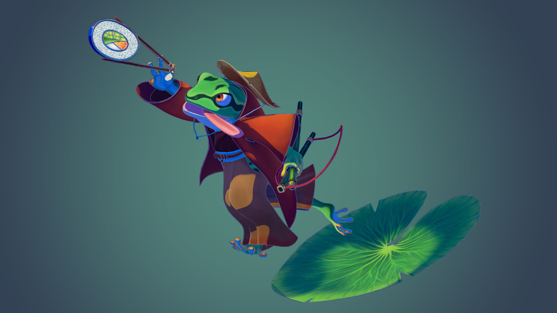 ArtStation - Sushi Frog