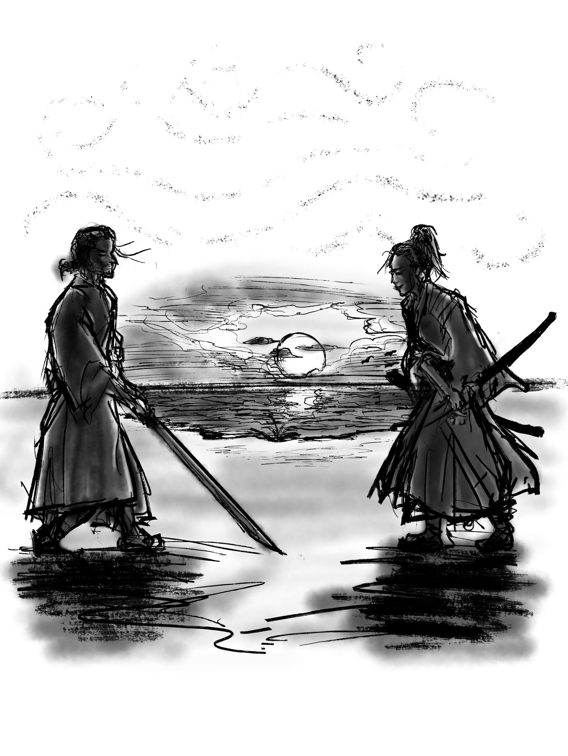 ArtStation - Inktober 2024 Day 13 "Horizon"