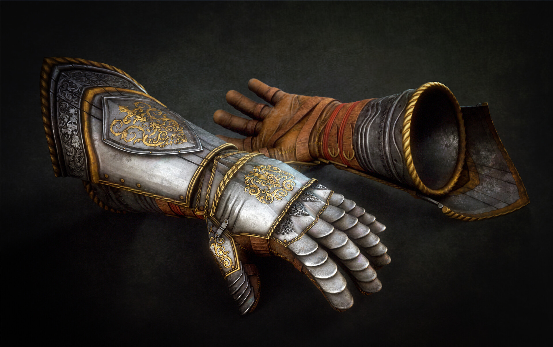 ArtStation - Knight gloves