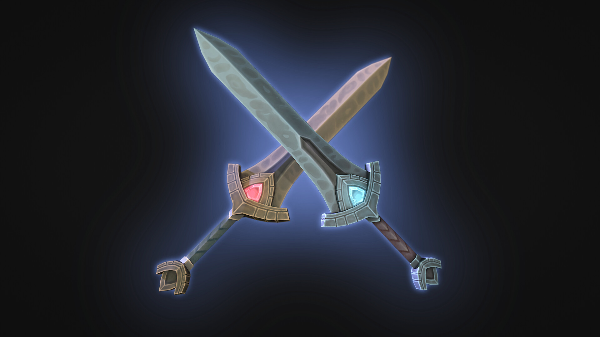 ArtStation - Hand-painted Stylized Swords