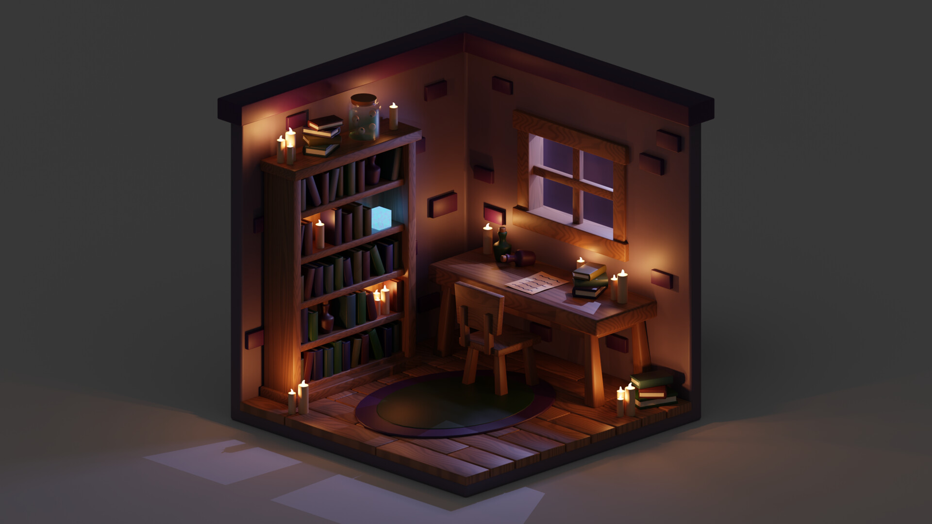 ArtStation - Isometric Witch Room