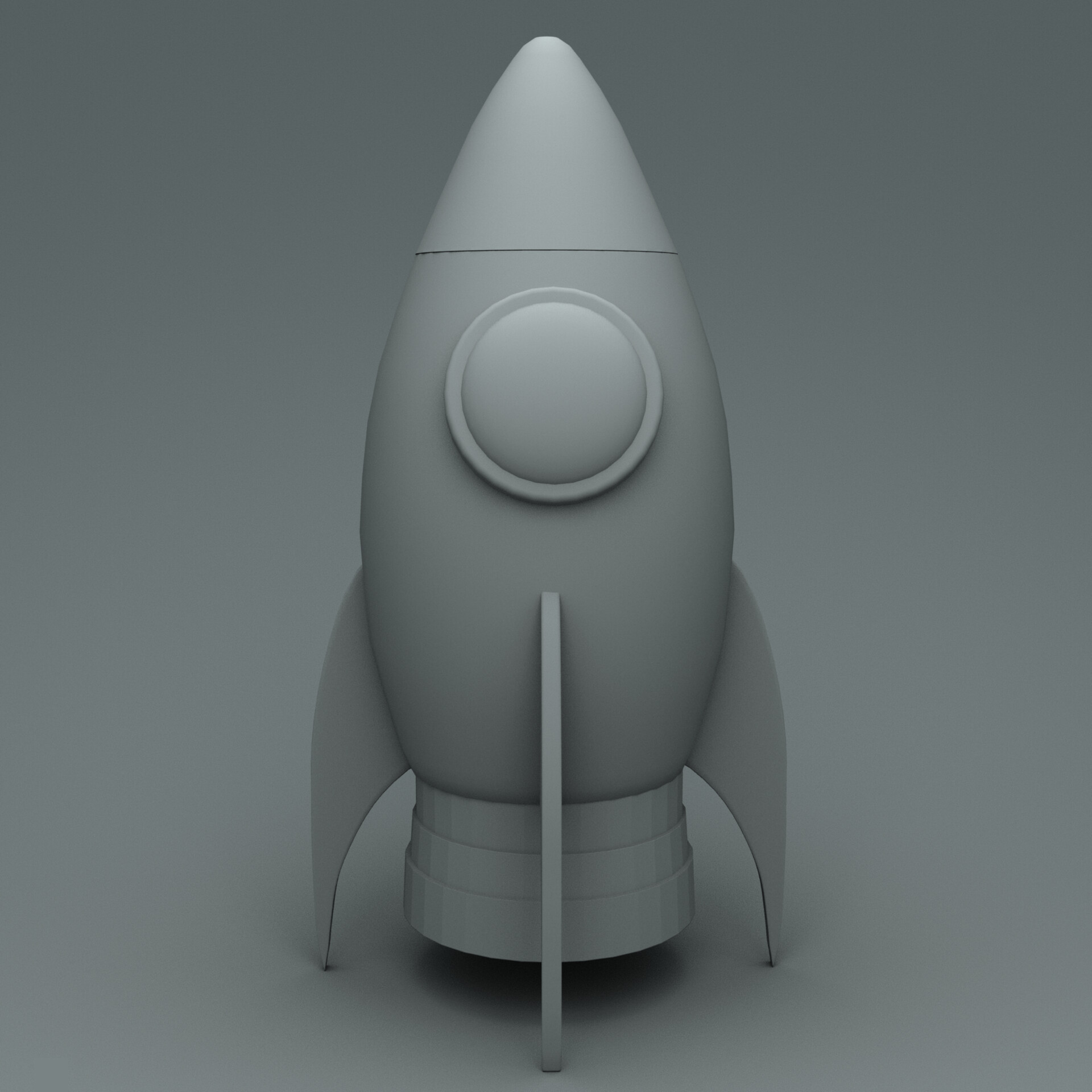 ArtStation - Rocket made in Maya