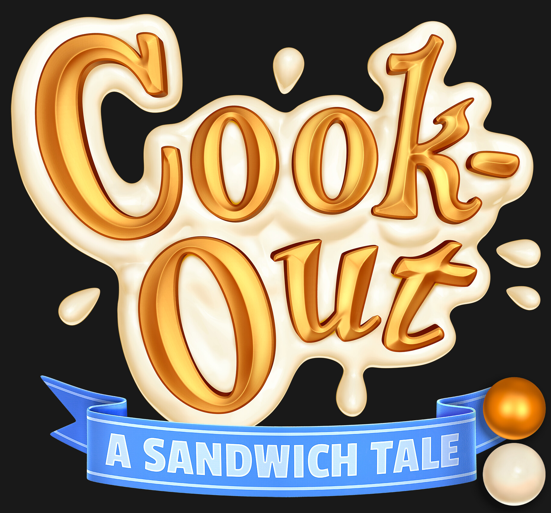 Robin Lingmerth Portfolio - Cook-Out Logo and Assets