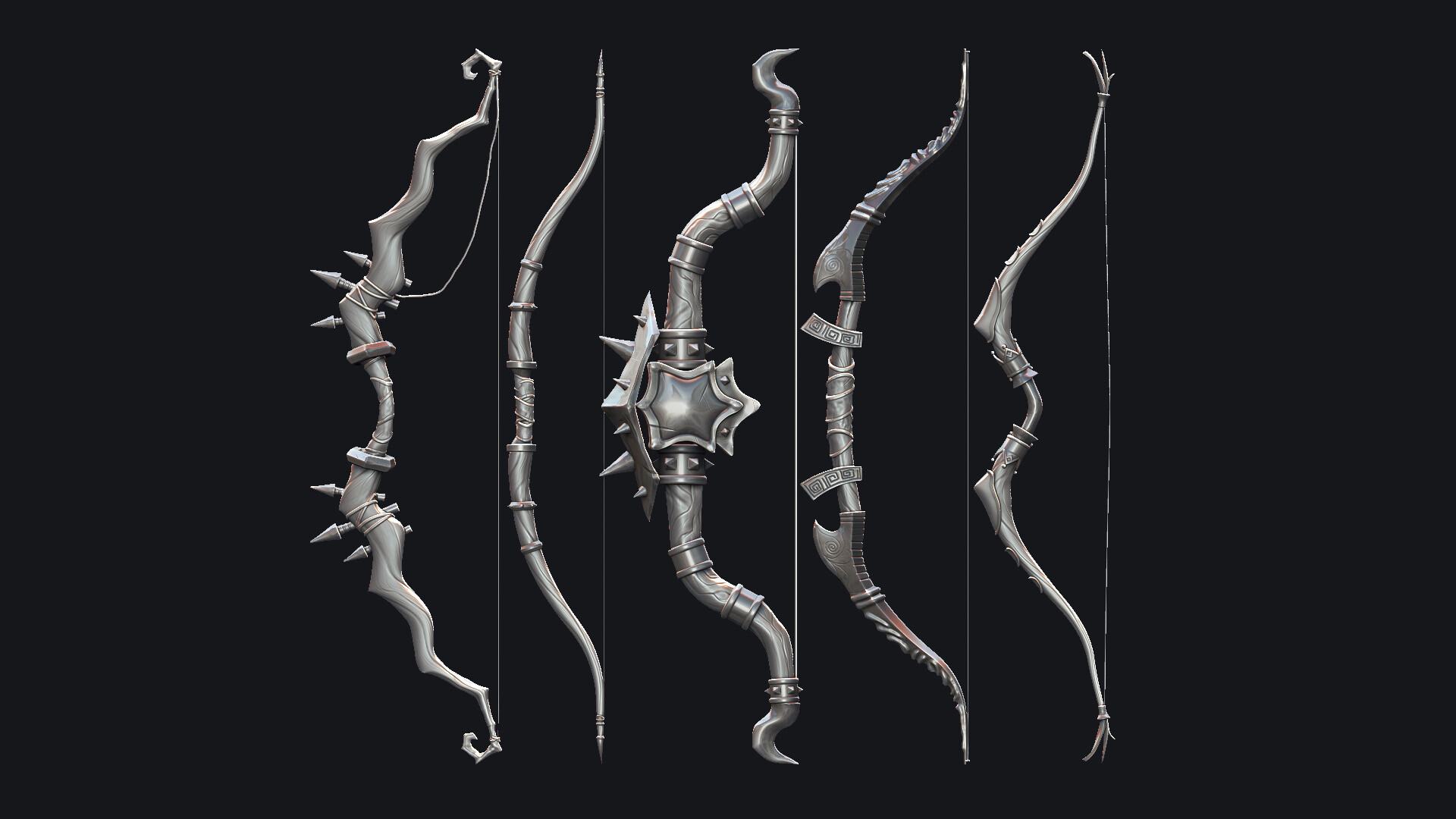 ArtStation - Stylized Bows