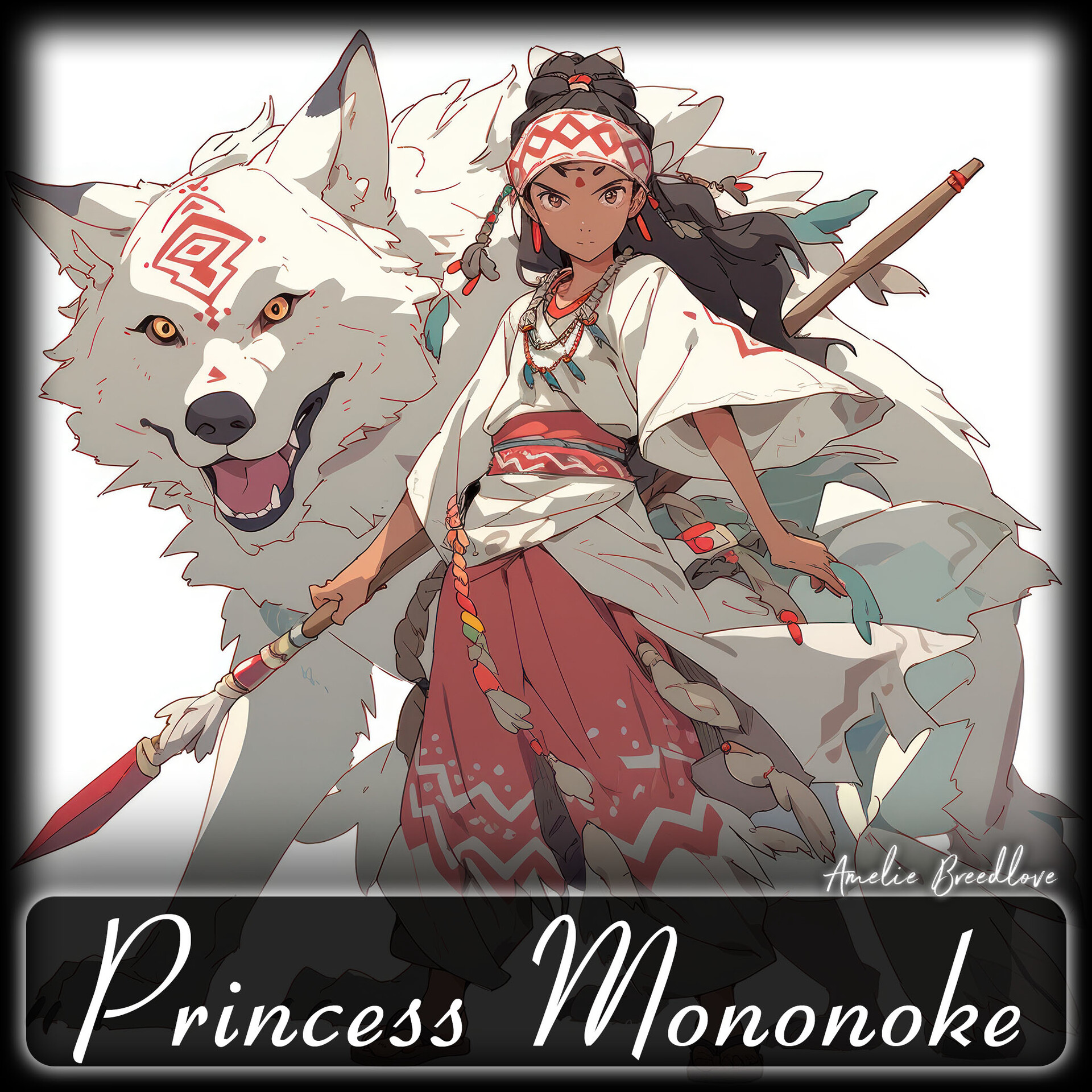 ArtStation - 200 Princess Mononoke (Full Body) Reference Pack | 4K | v.16