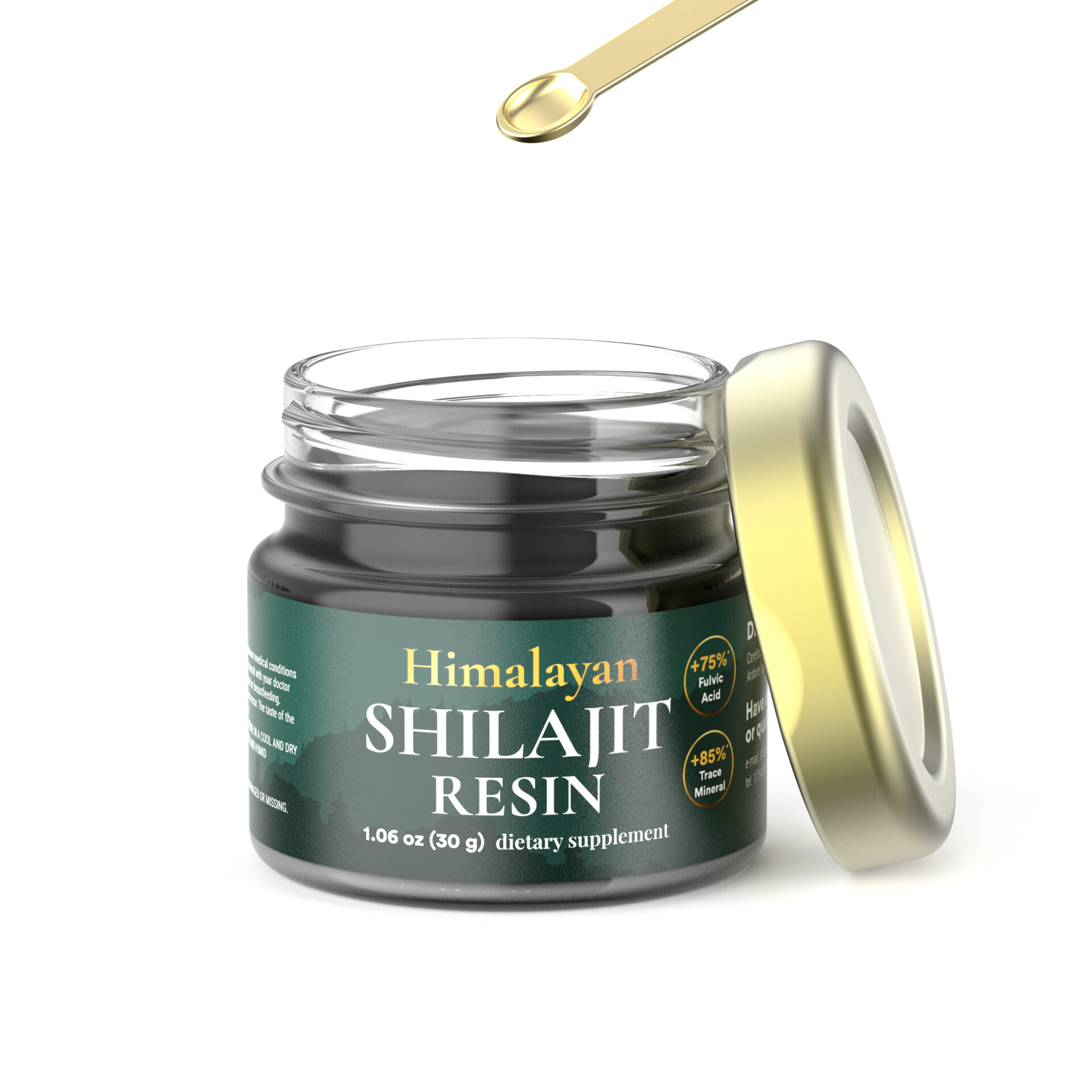 ArtStation - Rendering of the packaging for shilajit