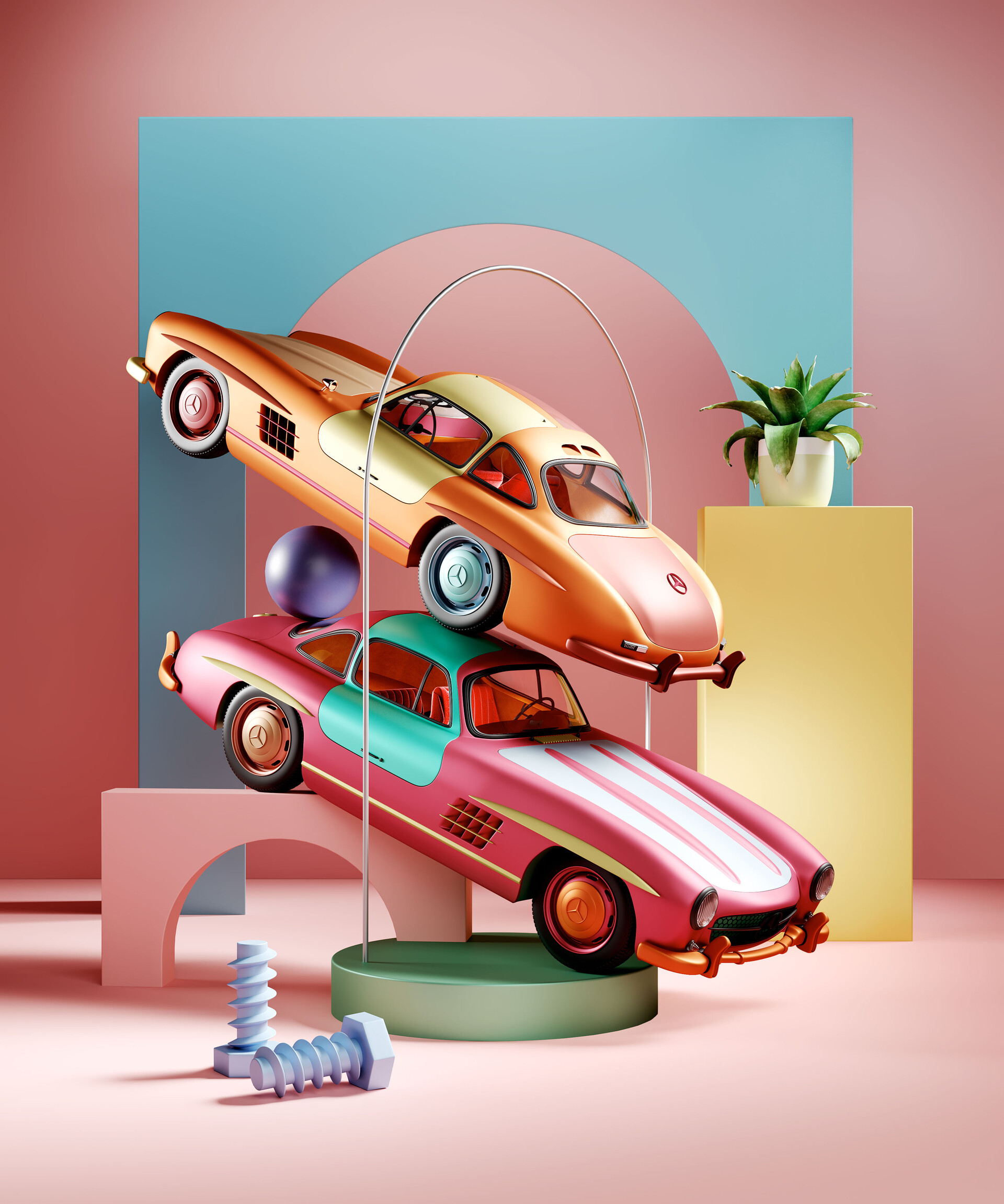 ArtStation - Colorful&Cars