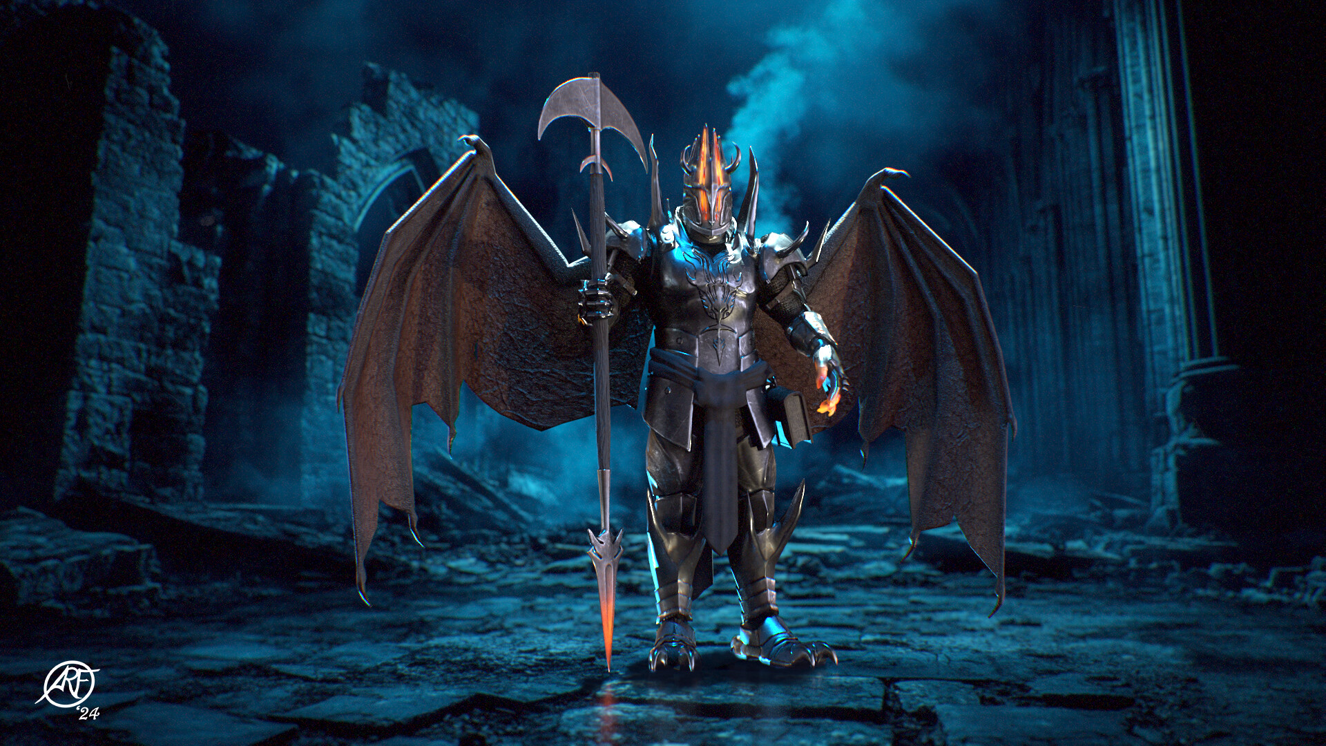 ArtStation - Fallen Angel (Additional renders)