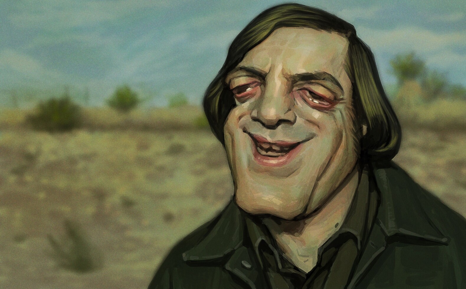 ArtStation - Anton from 'No Country for Old Men'