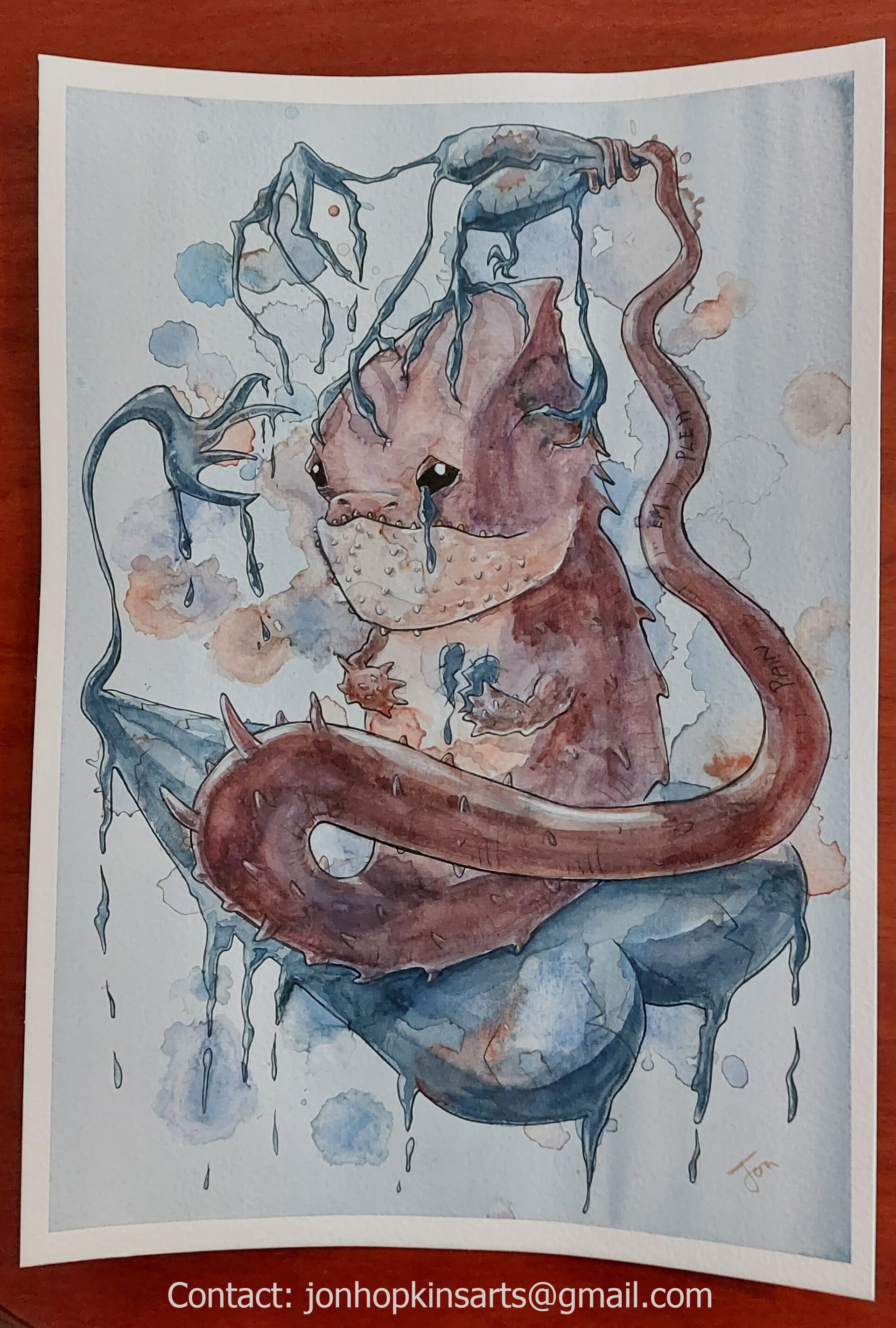 ArtStation - Monsters have feelings too - Pain