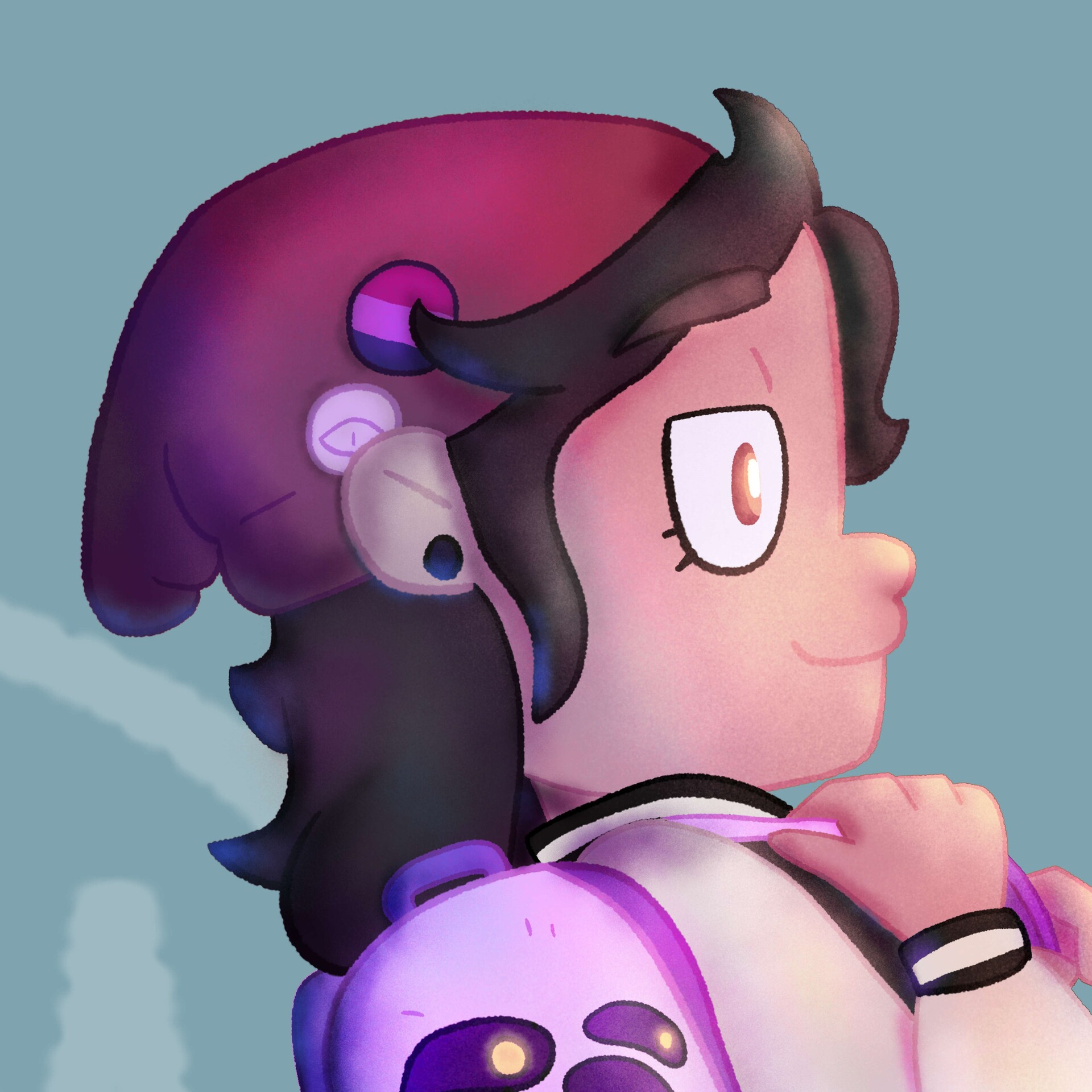 Artstation Luz With An Abomination Backpack The Owl House