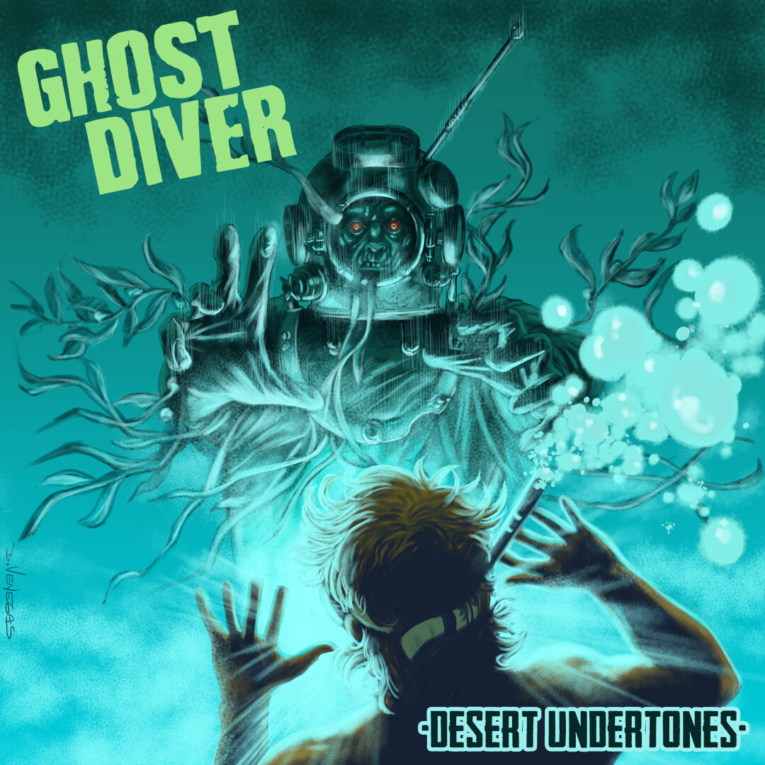 ArtStation - Desert Undertones - Ghost Diver (EP Cover art)
