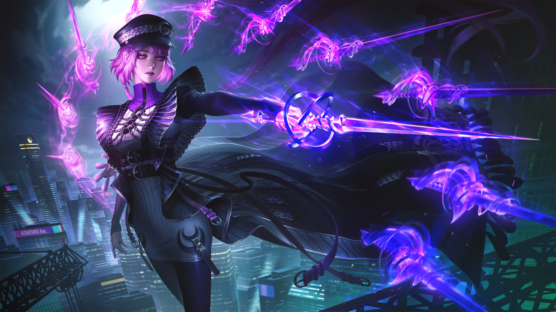 ArtStation - Dislyte's Elaine Fan Splash Art