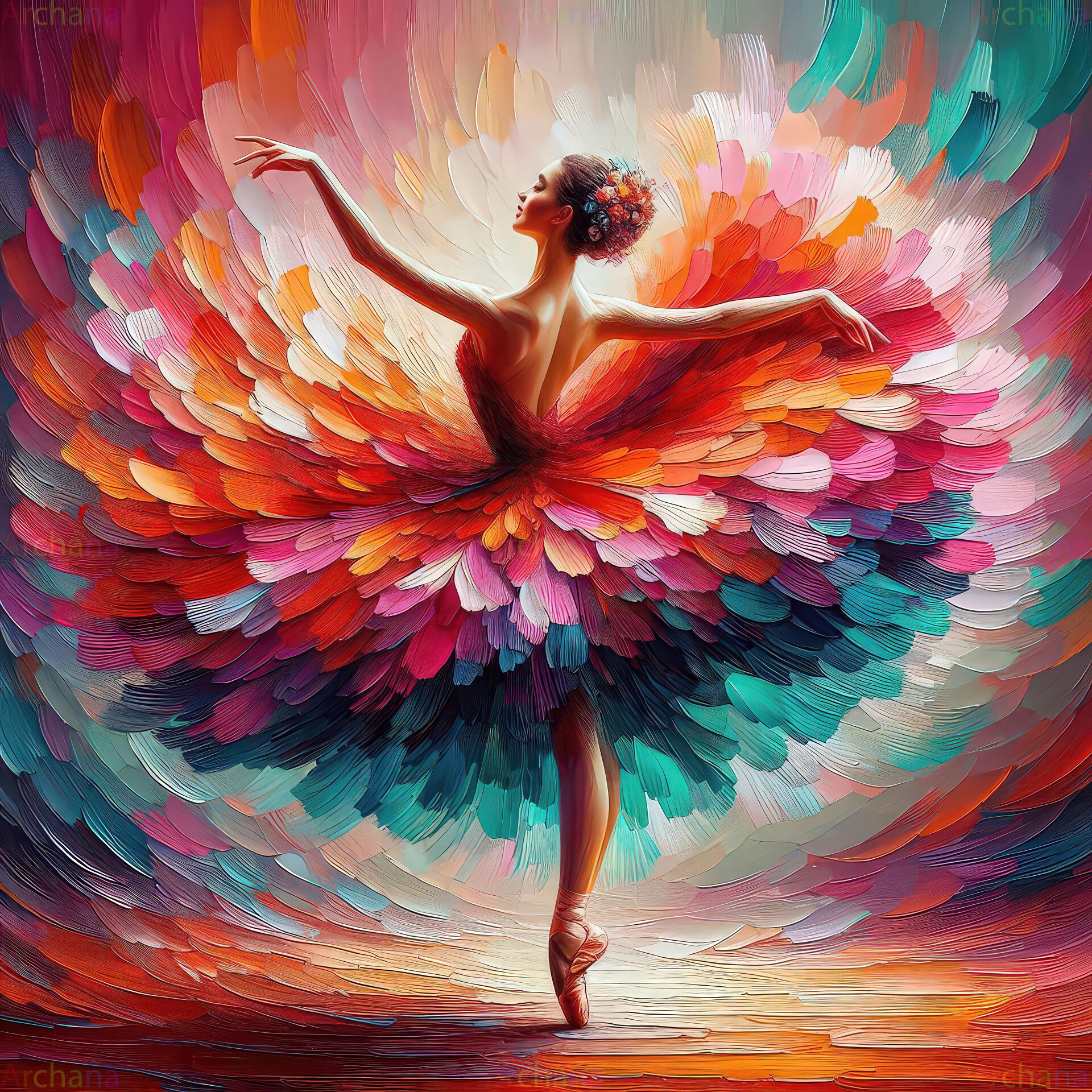 Archana - En Pointe in Motion: A Modern Take on Ballet’s Fluid Grace