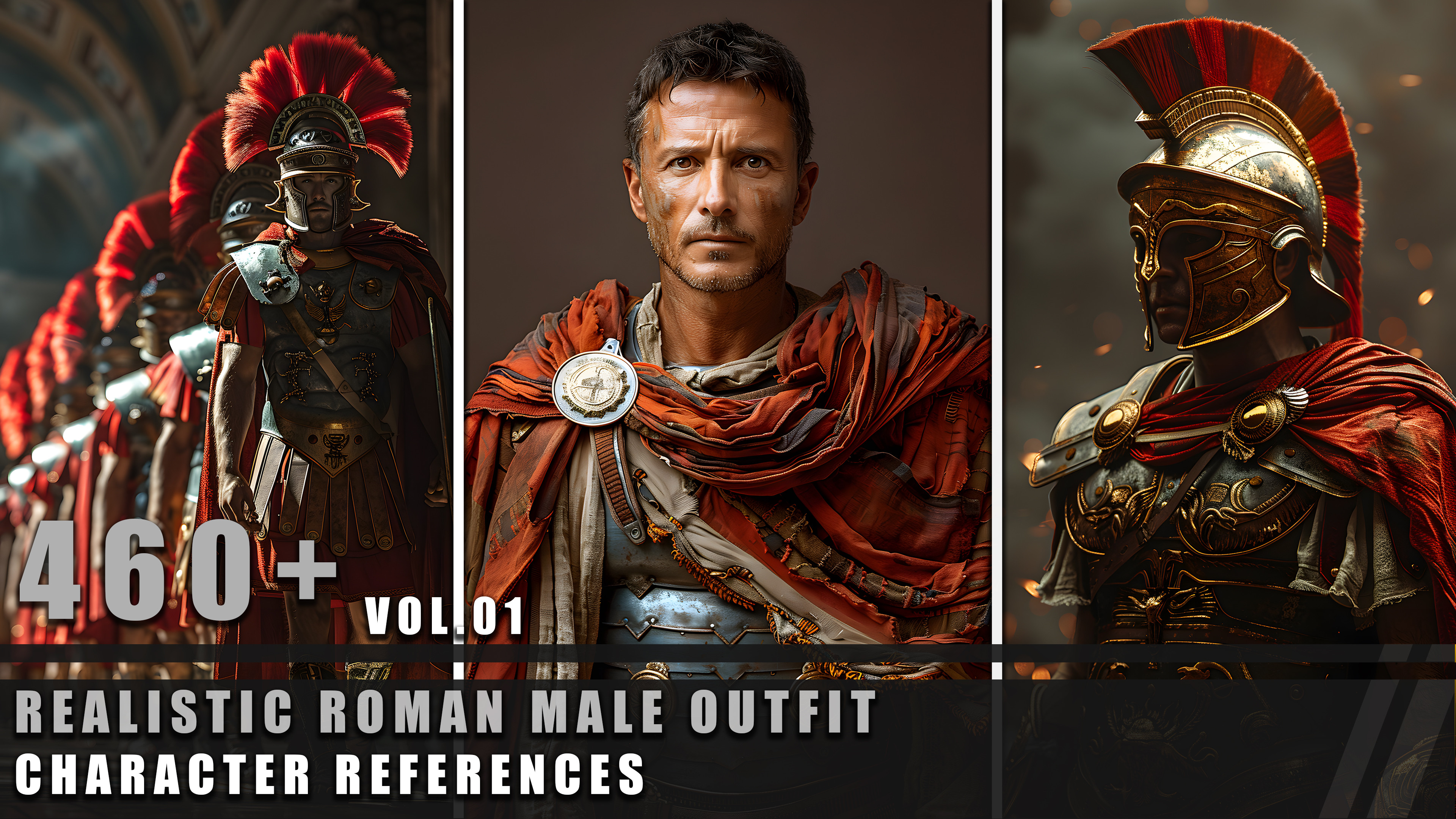 WaterLaw's Studio - 460+ Realistic Roman Male Outfit - Character ...