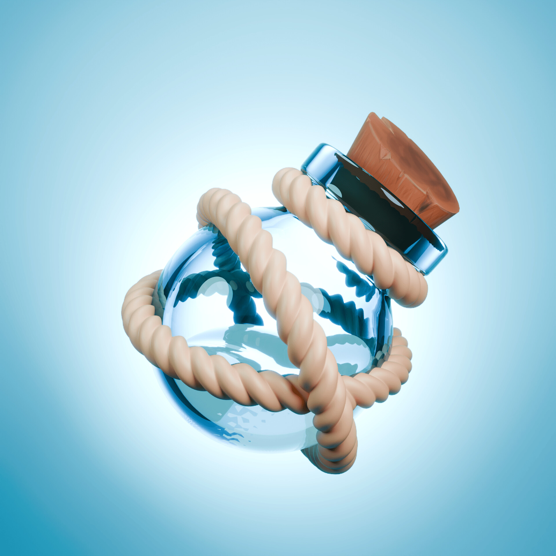 ArtStation - Stylized Potion 3D Model