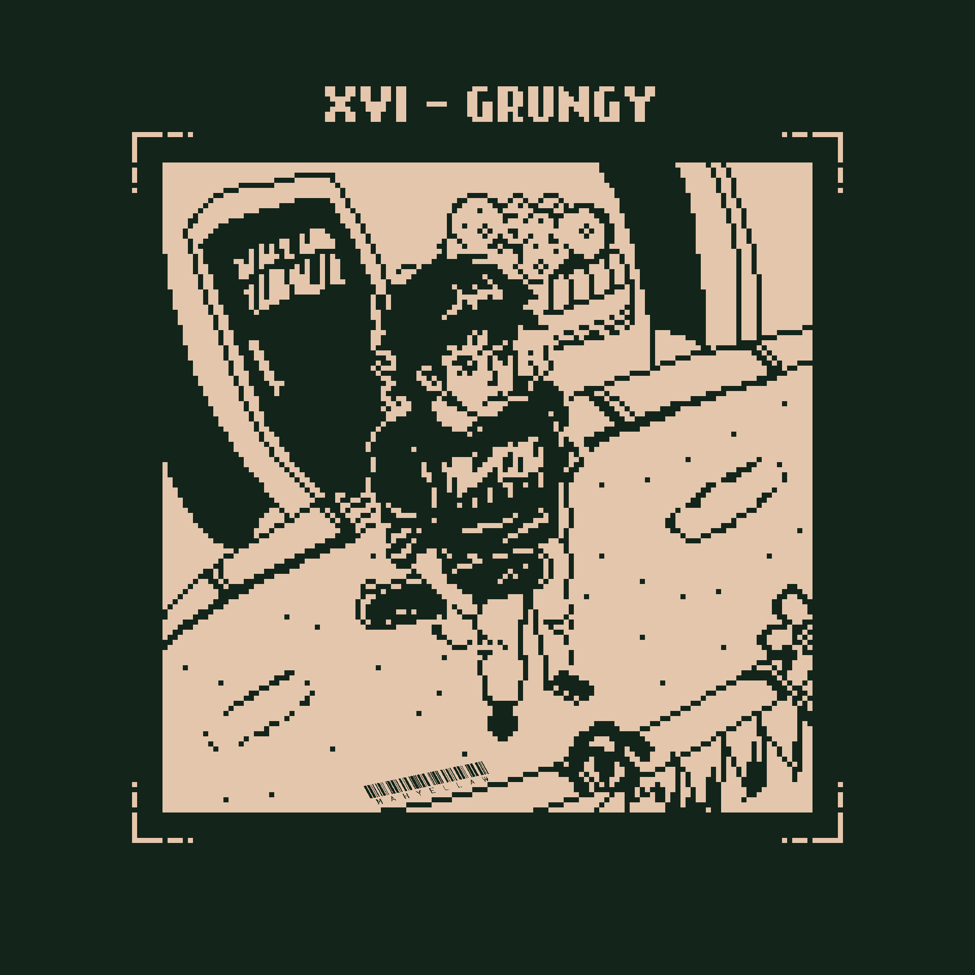 ArtStation - XVI - Grungy (Inktober '24)